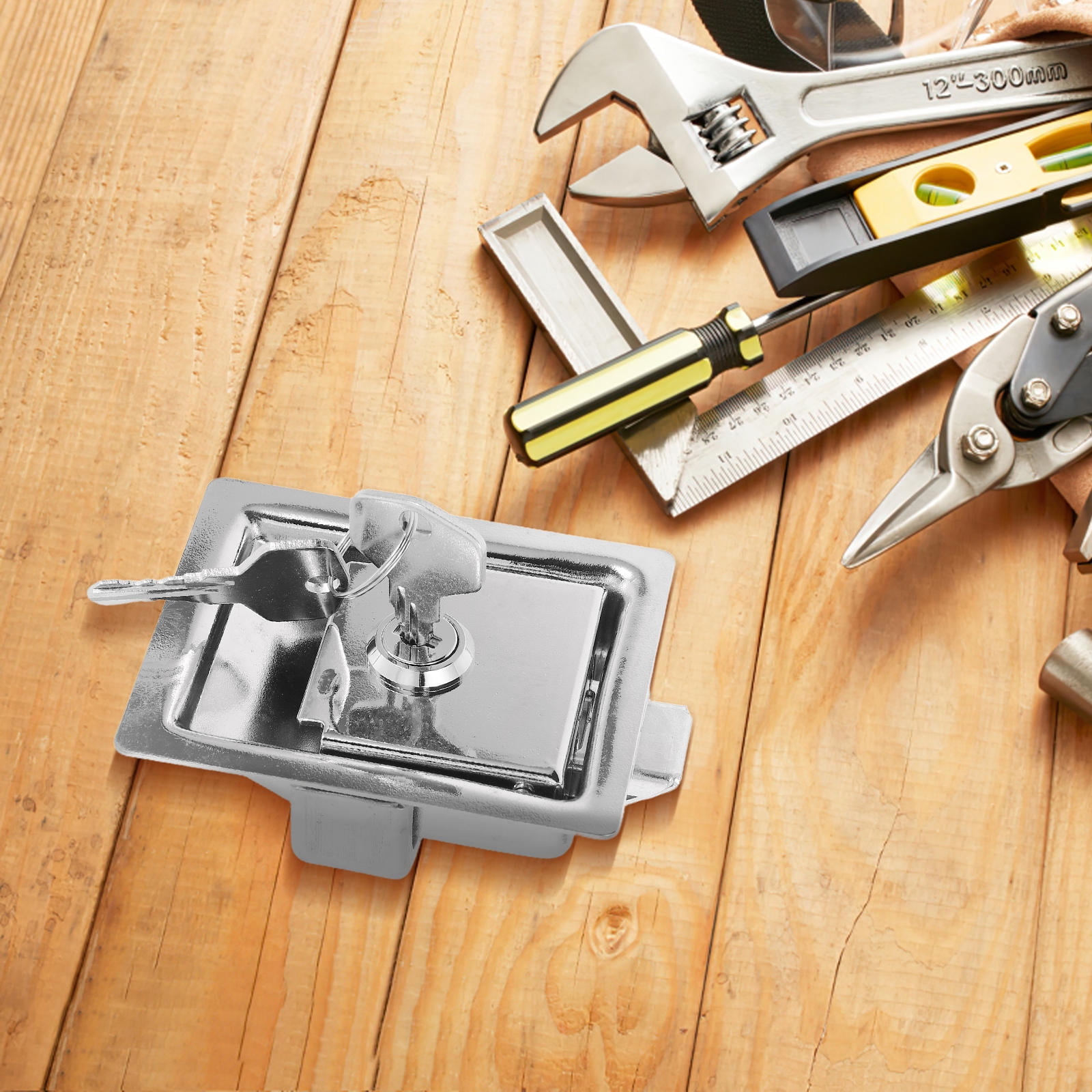 Raindrops Heavy Duty Stainless Steel Panel Lock For Vehicle ...