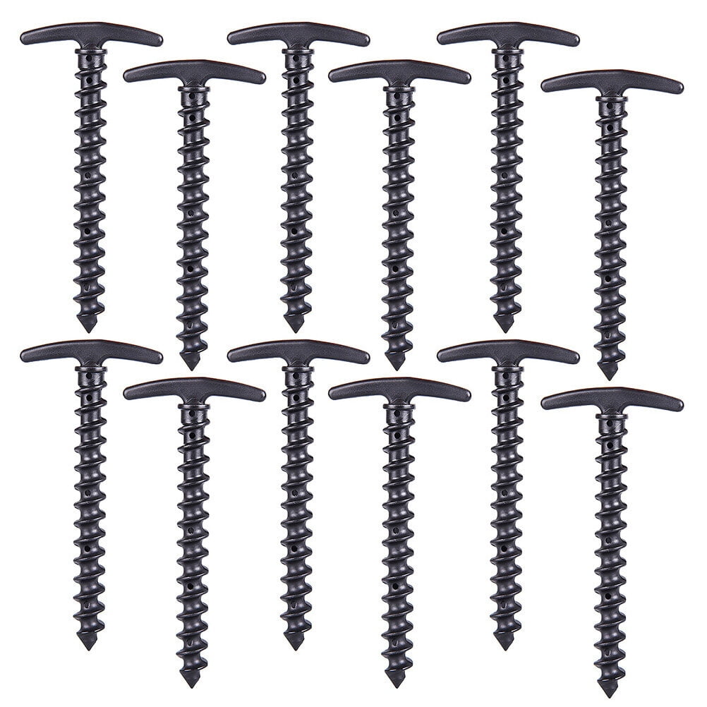 Raindrops Heavy Duty Tent Nails 12Pack Threaded Ground Nails for Beach ...