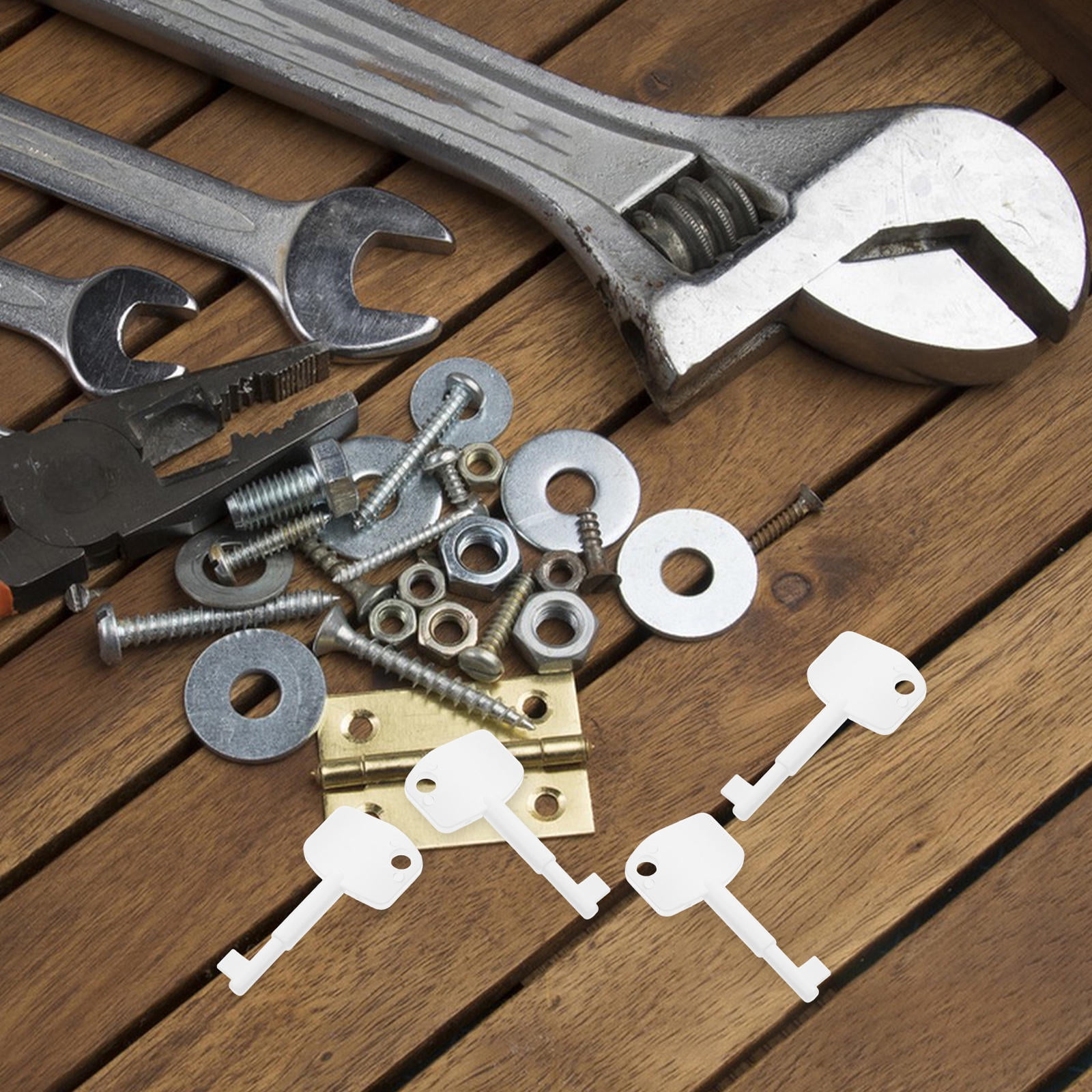 Raindrops Hemoton 10pcs Emergency Stop Key Alarm Tools Plastic Reset ...