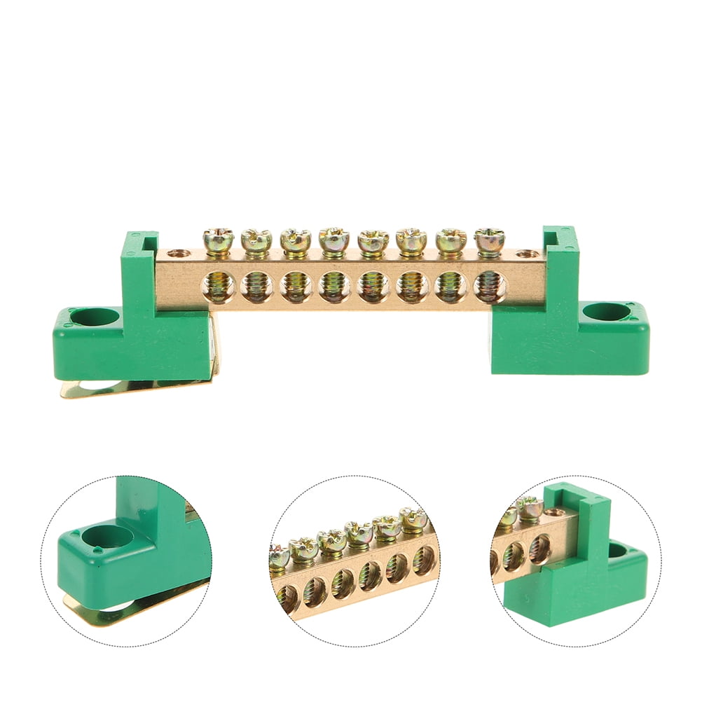 Raindrops HOMEMAXS 3pcs Copper Ground Rod Terminal Block for Electrical ...
