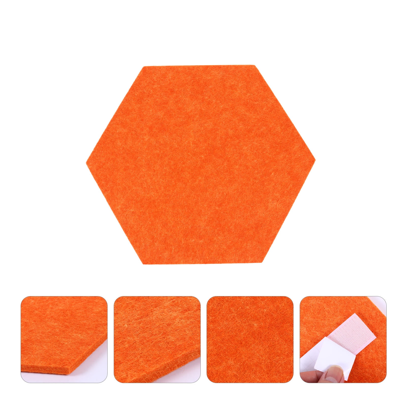 Raindrops Home Wall Decor Felt Notice Board Orange 10Pcs - Walmart.com