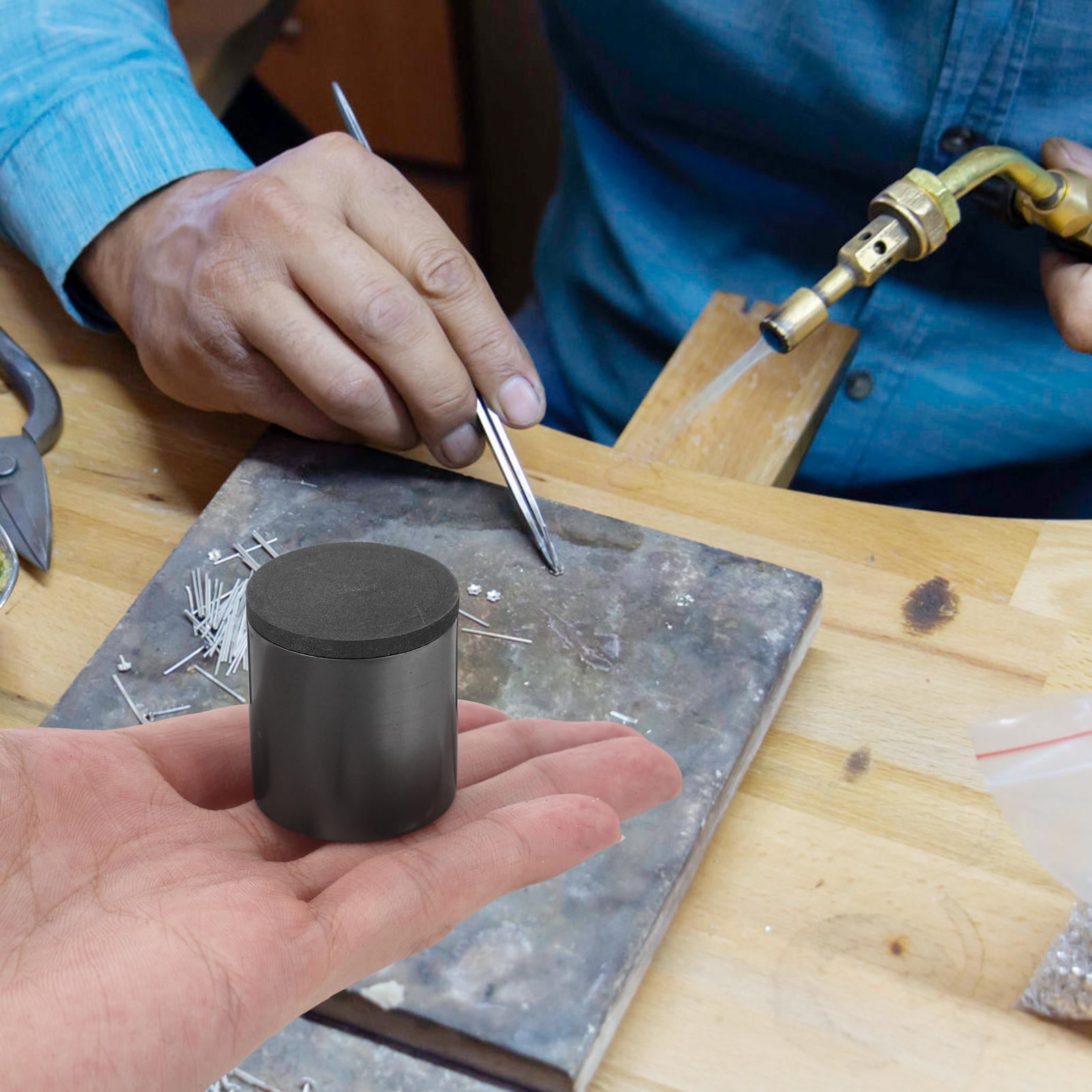 Raindrops High Temperature Mini Graphite Crucible For Crucible And ...