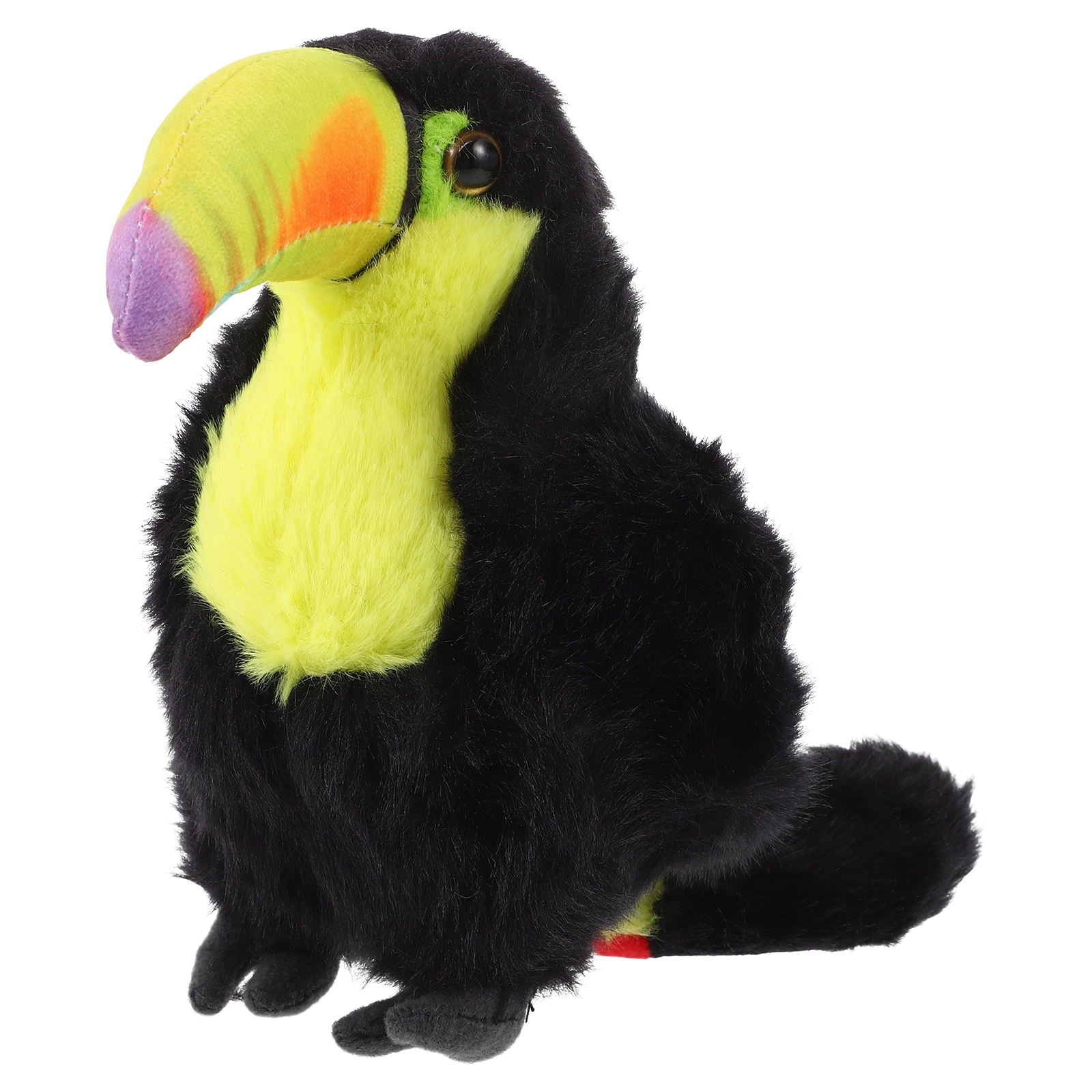 SHINYPASING Toucan Shaped Plush Yellow 1Set 7.5X7.5X4.7In - Walmart.com