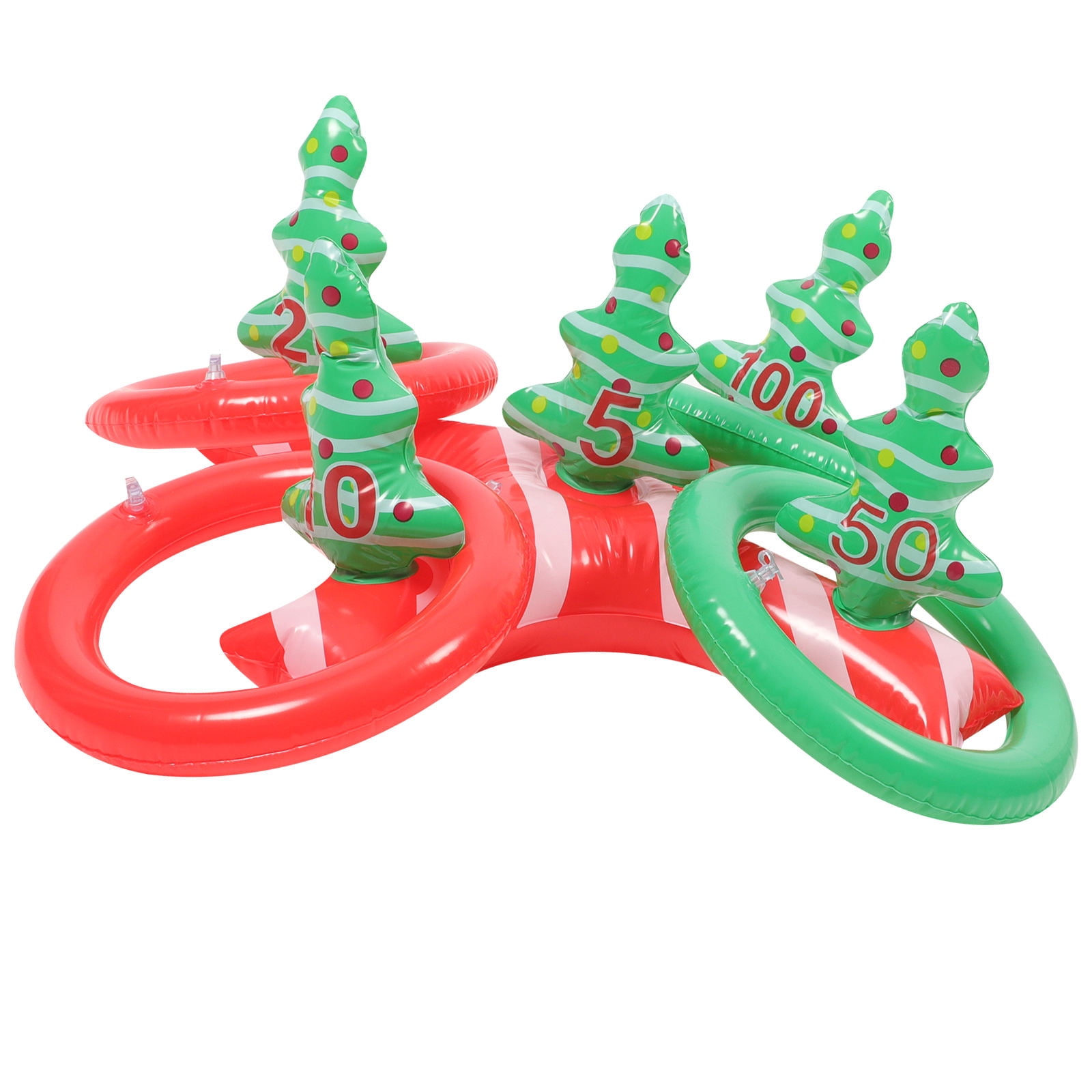 Raindrops Inflatable Christmas Tree Toss Game 1 Set Multi Colored For ...