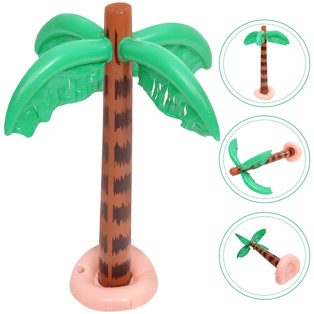 Raindrops Inflatable Coconut Tree Props Beach Pool Party Decorations ...