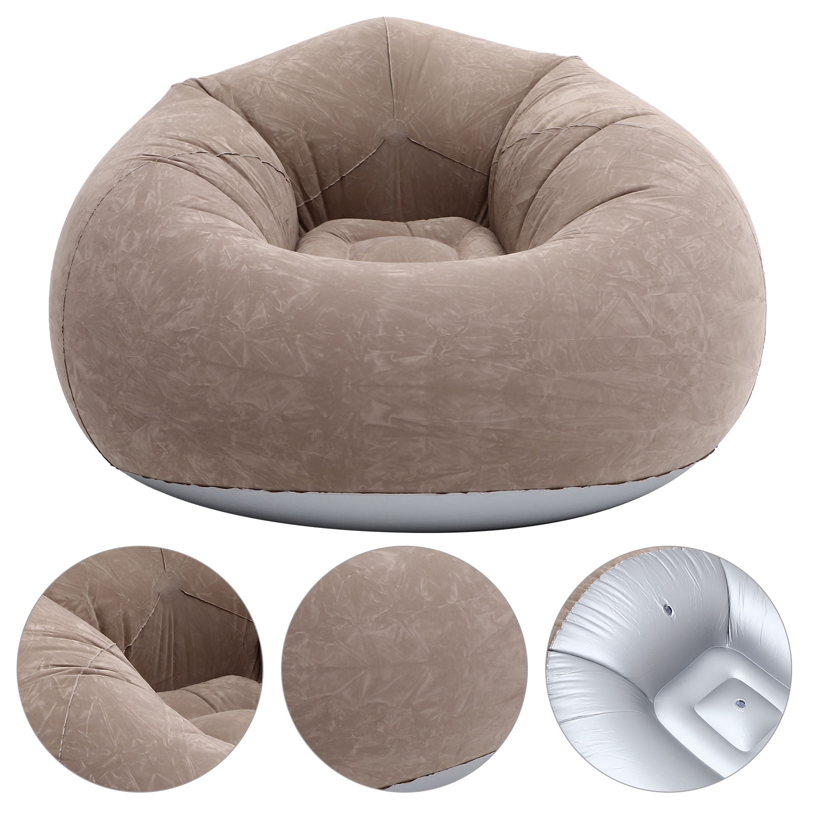Raindrops Inflatable Sofa Chair 1 Set Bean Bag Sofa Multi-function for ...