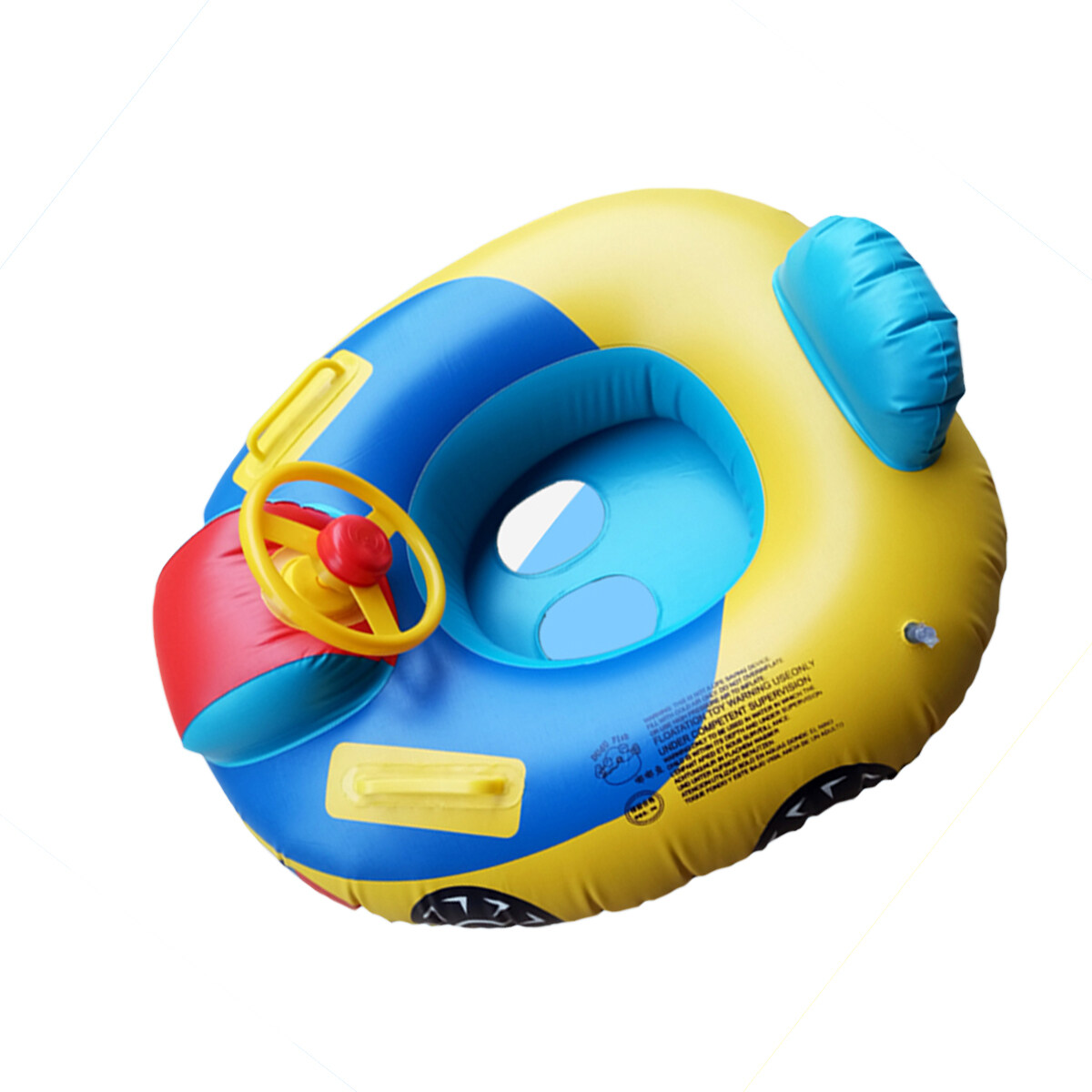 Raindrops Inflatable Swimming Ring for Kids with Lifelike Car Design ...