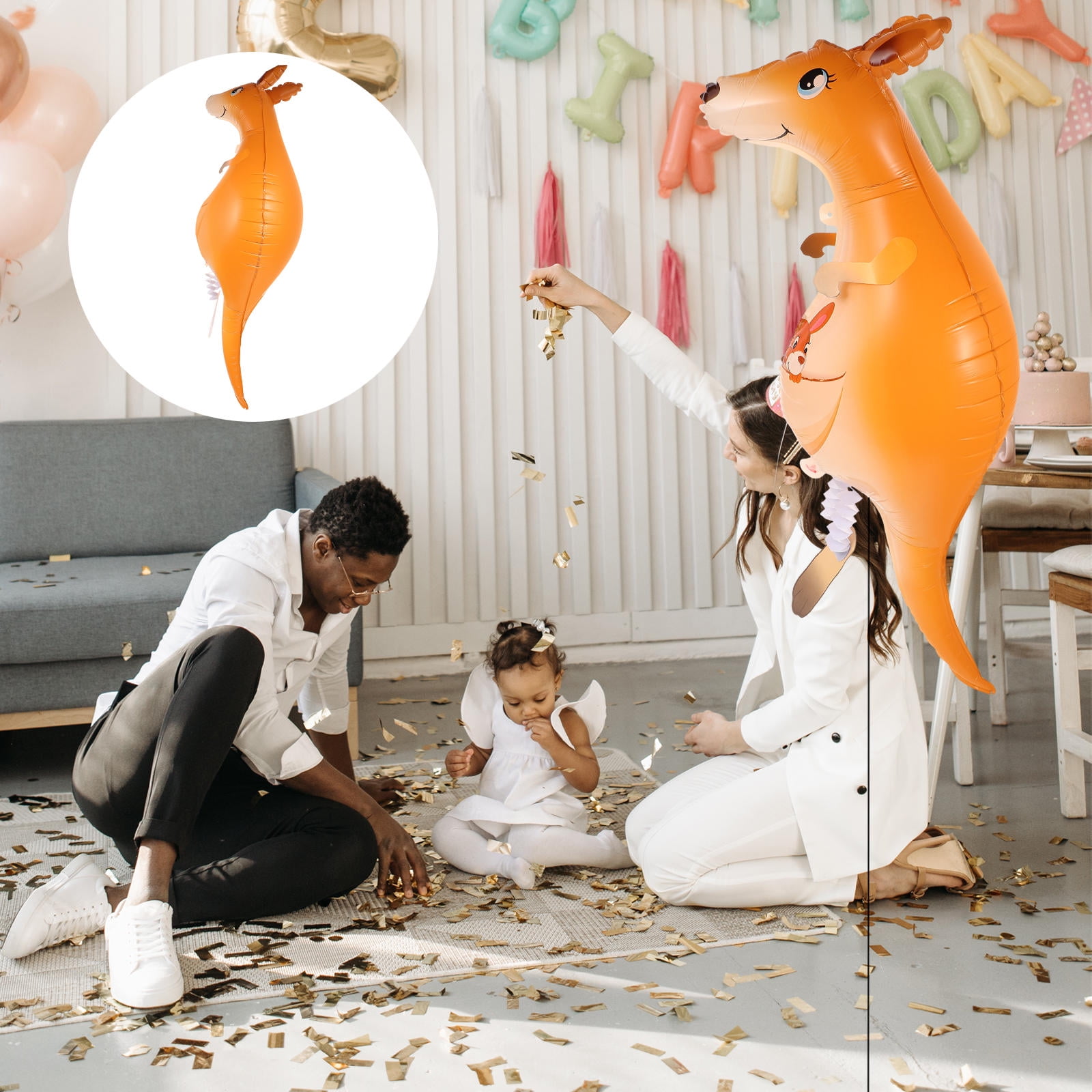 Raindrops Kangaroo Inflatable Balloon Aluminum Foil 2Pcs - Walmart.com