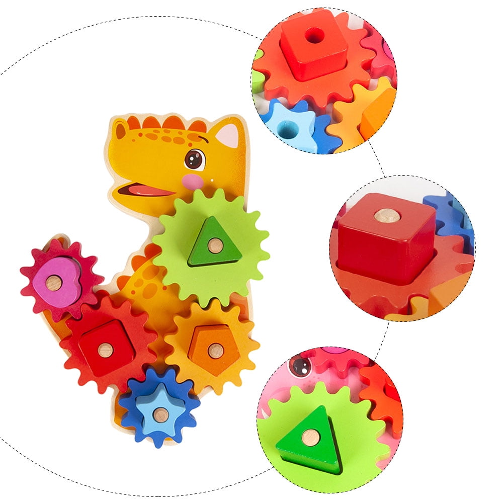 Raindrops Interlocking Educational Gear Building Block Toys Practical ...