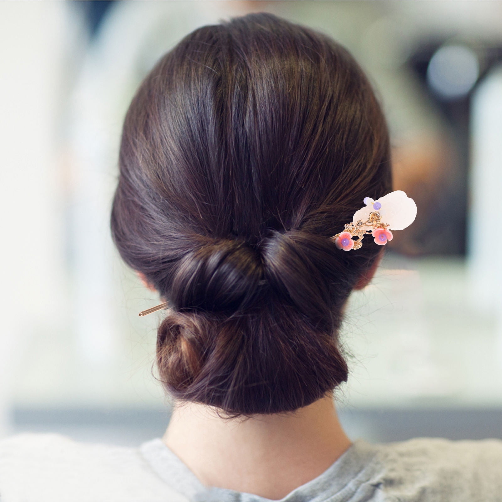 Raindrops Jade Hair Pins Vintage Accessory Wedding Bride Woman ...