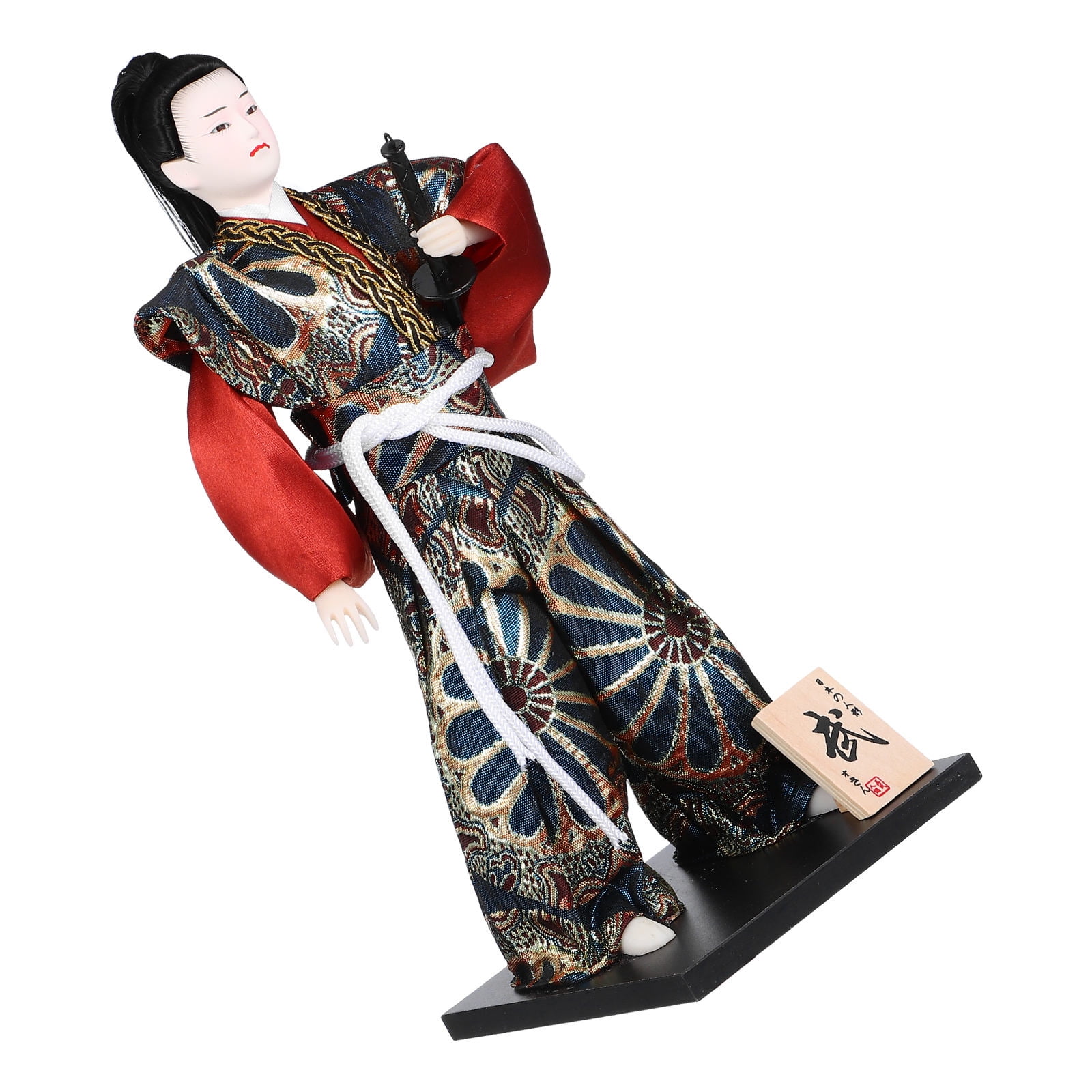 Raindrops Japanese Samurai Warrior Doll 12 inch Traditional Kimono ...