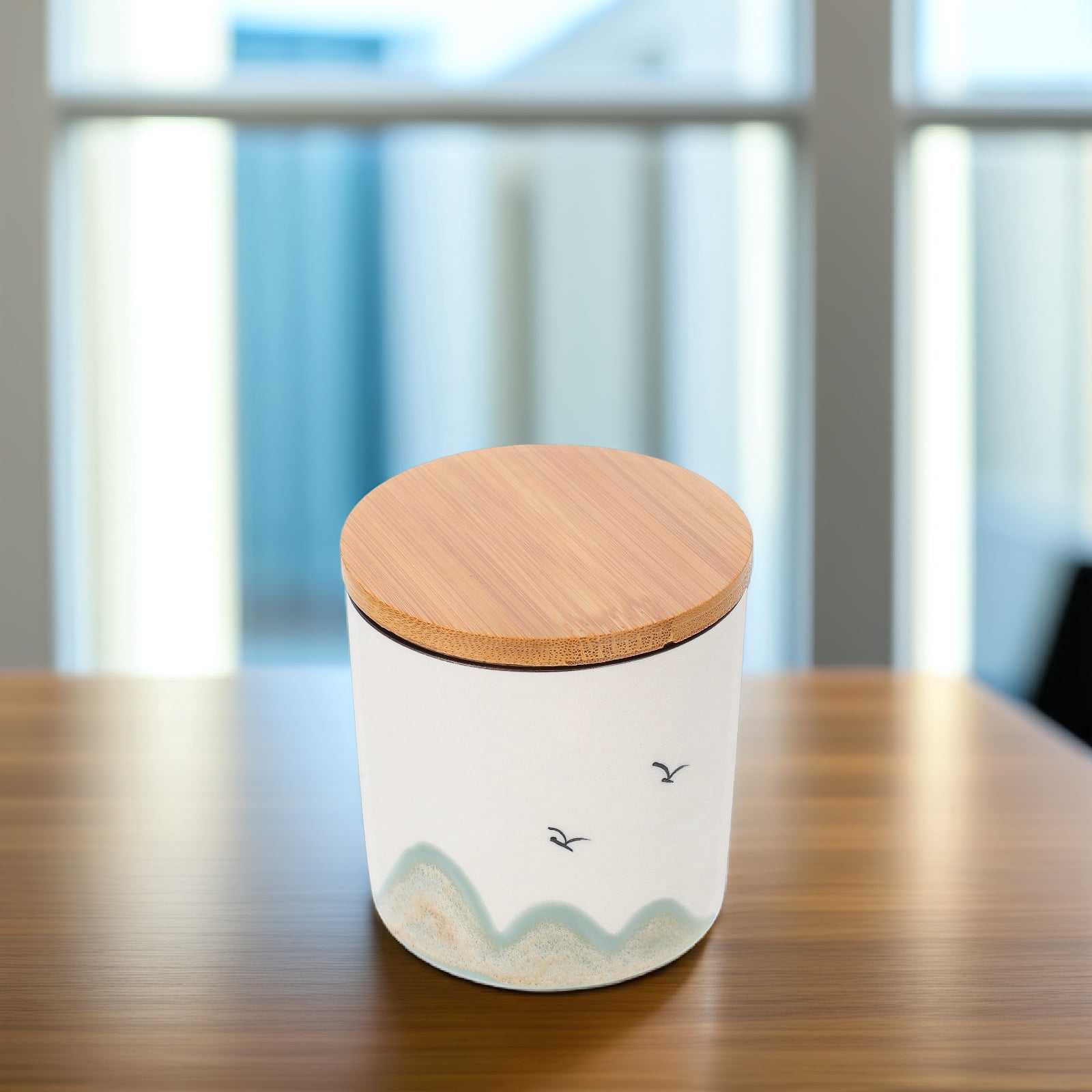 Raindrops Jar Tea Box Organizer Kitchen Storage Container Canister ...
