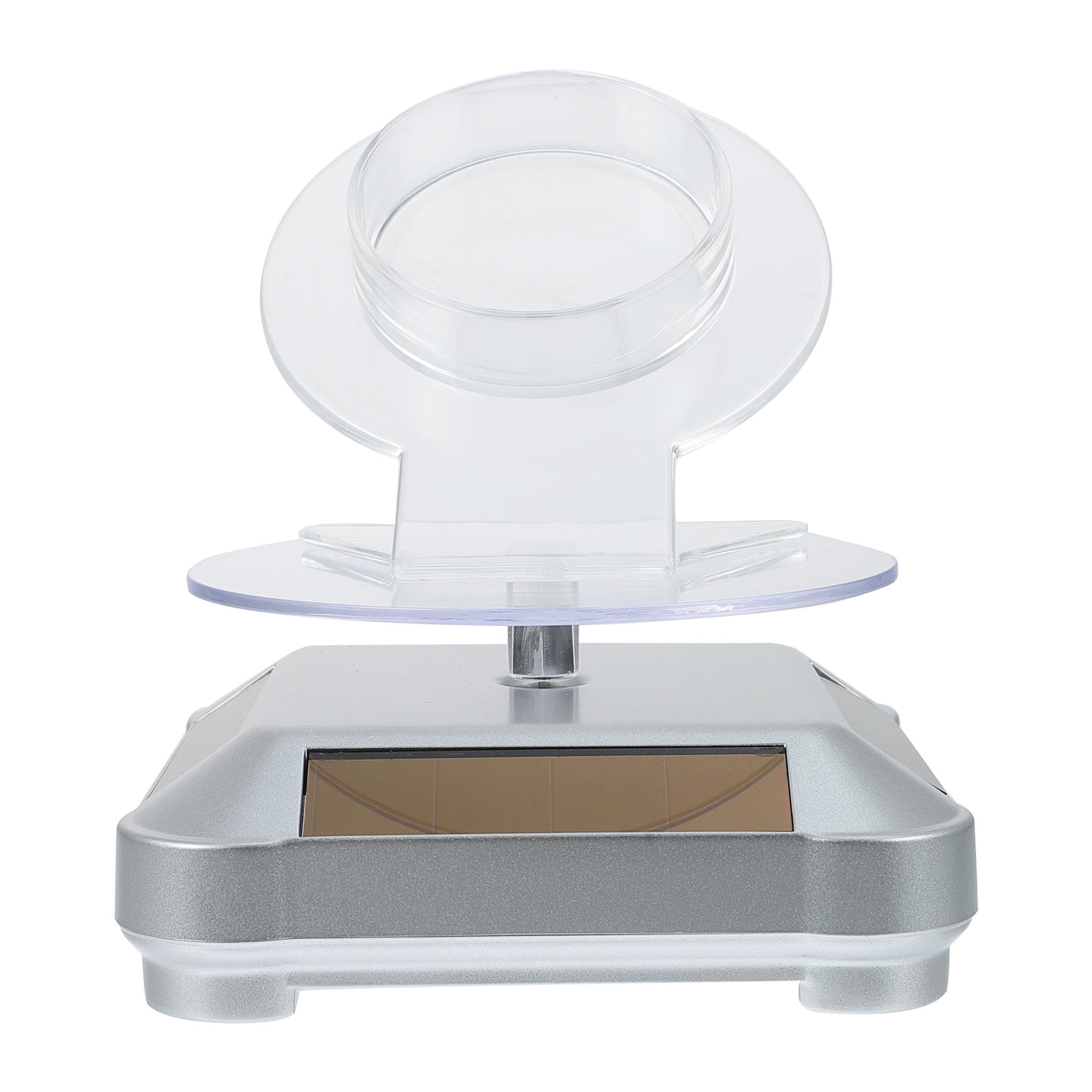 Raindrops Jewelry Display Stand Rotating Rack Brackets Desktop Silver ...