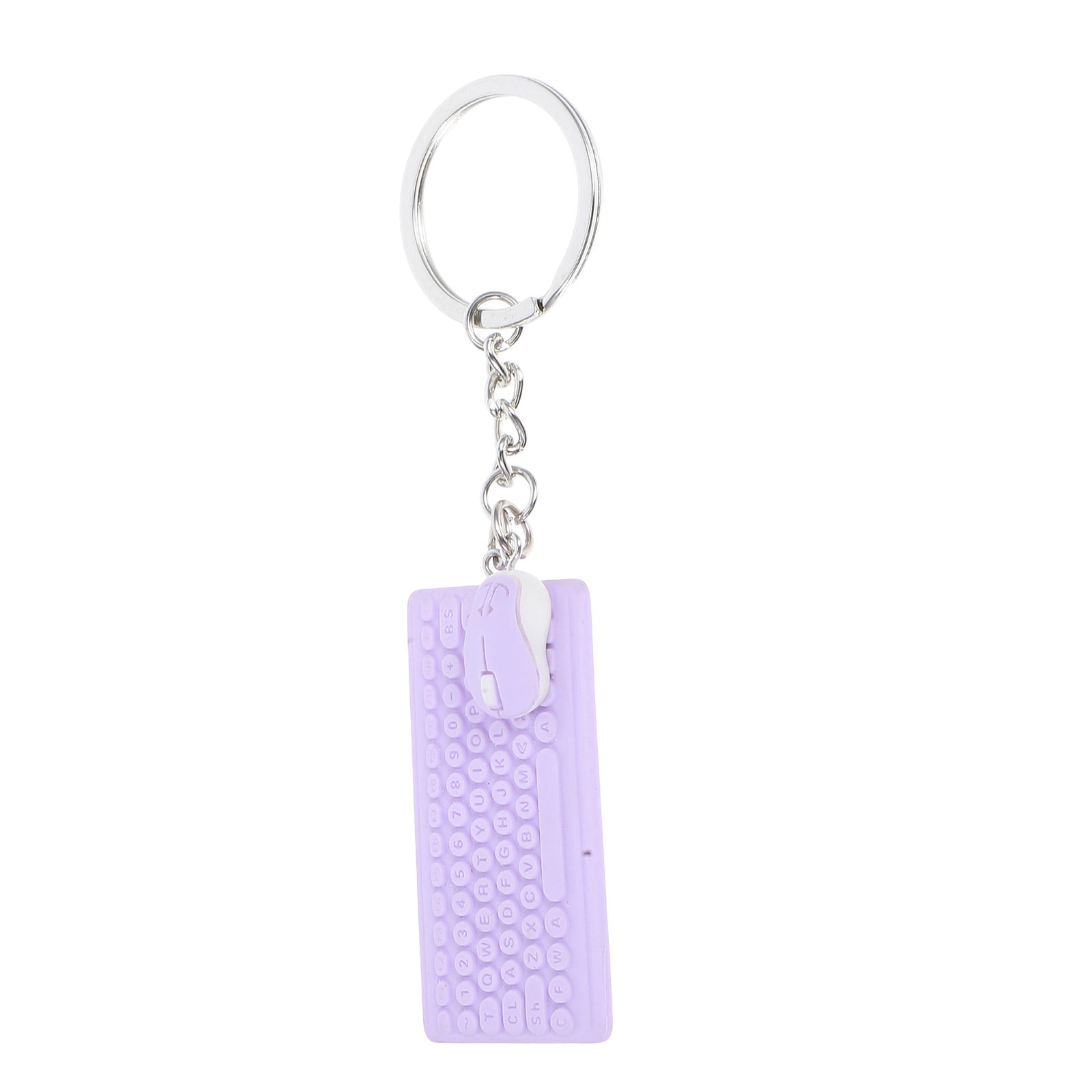 Raindrops Kawaii Keychain Mini Keyboard and Mouse Charm Keychain ...