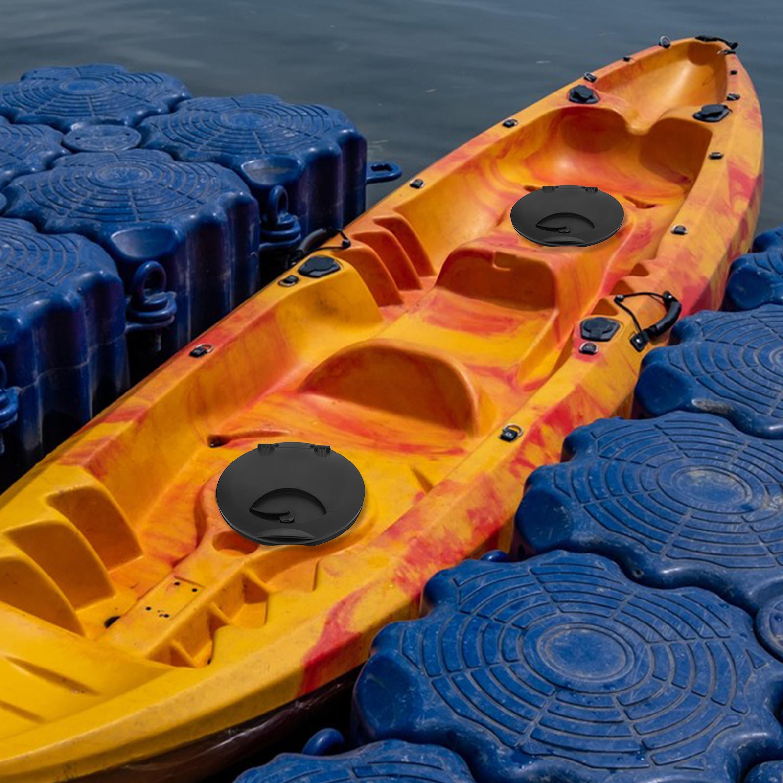 Raindrops Kayak Round Hatch Lid Waterproof Compartment For Kayak Kayak ...