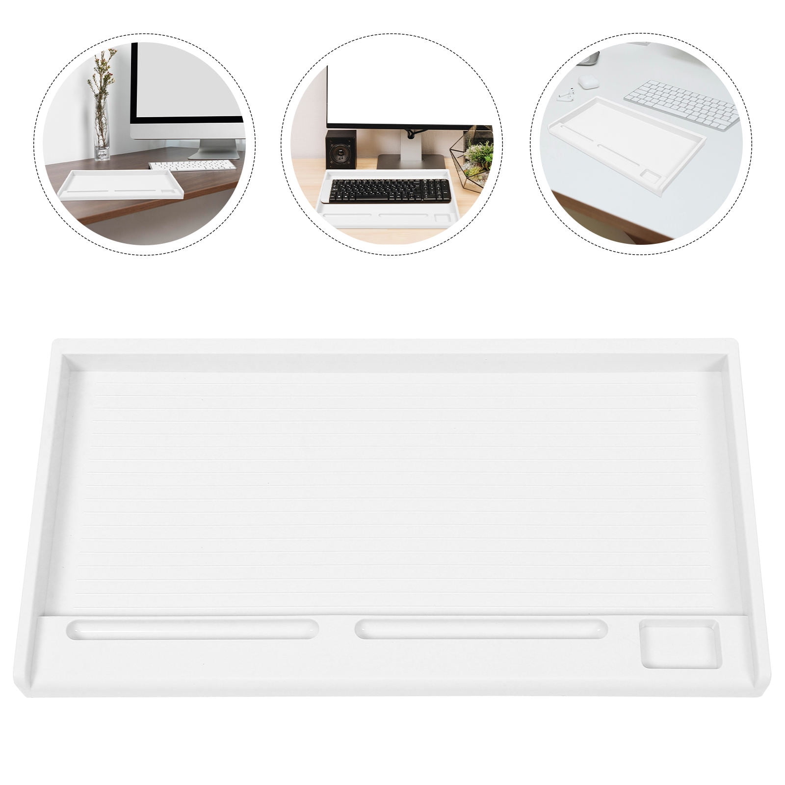 Raindrops Keyboard Tray Shelf under Desk Sliding Undermount Office ...