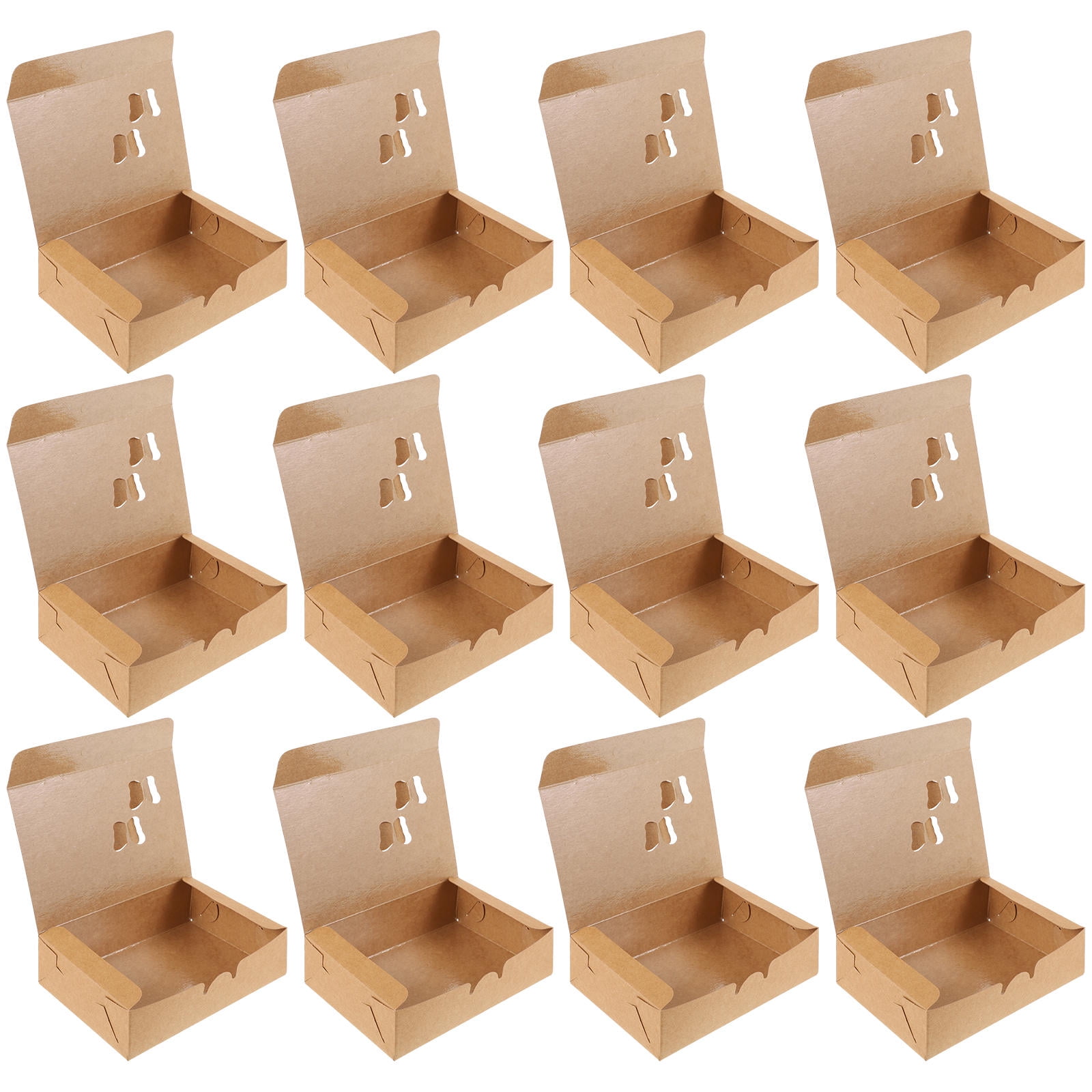 Raindrops Khaki Food Packing Boxes for Storage Made of Paper Suitable ...