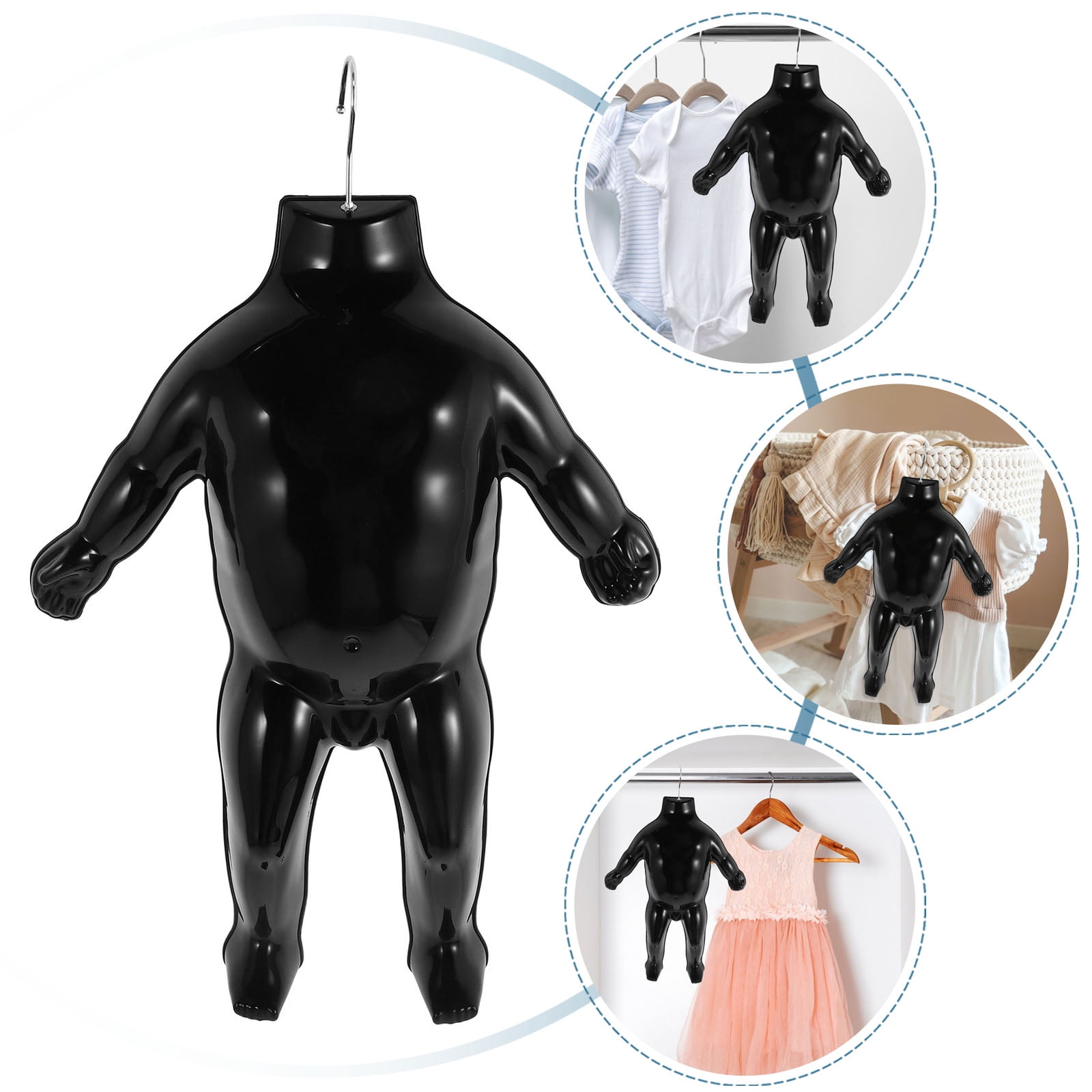 Raindrops Kid Mannequin Full Body Adjustable Faceless Mannequin Torsos ...
