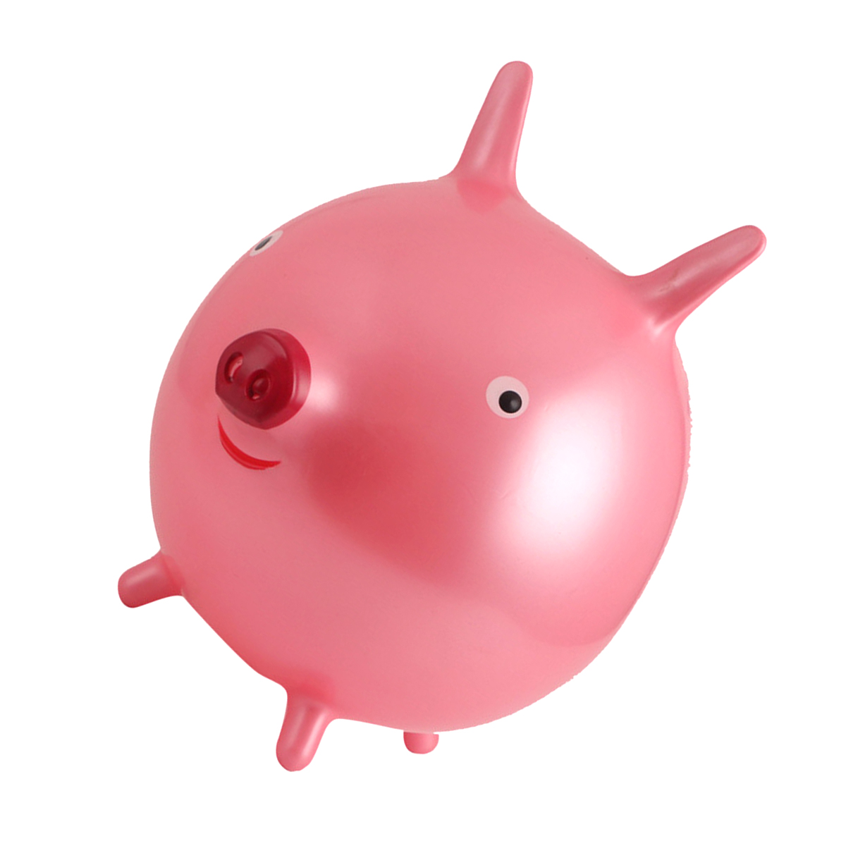 Raindrops Kids Bouncy Ball Toy Pink PVC Cartoon for Physical Stamina ...