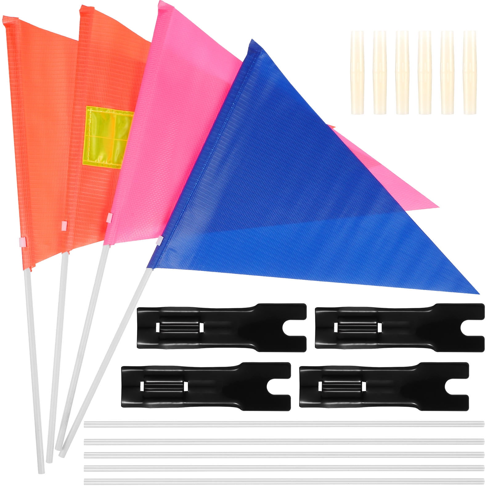 Raindrops Kids Car Accessories Flagpole Bike Trailer Flags Adjustable ...