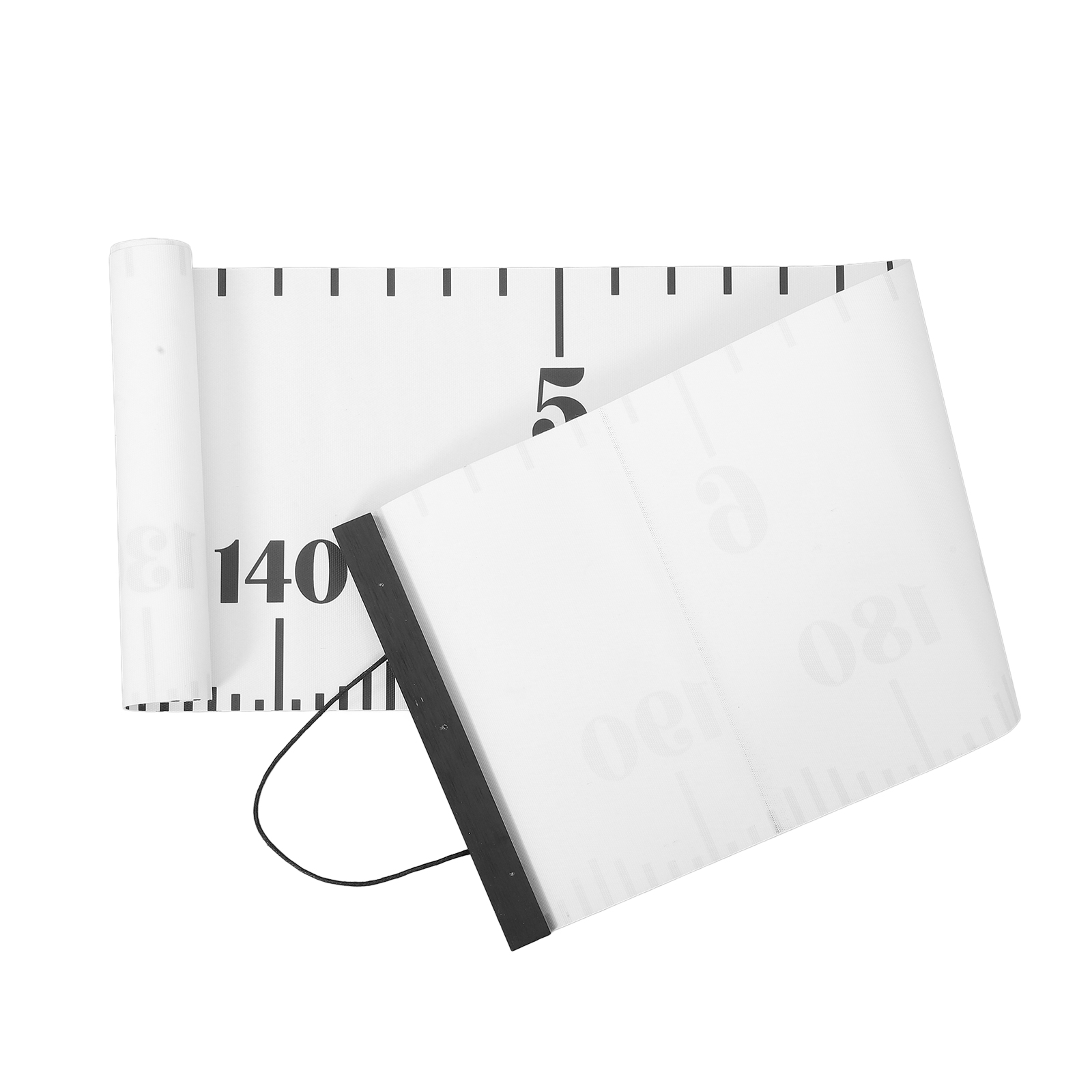 Raindrops Kids Growth Chart Wood Frame Fabric Canvas Height Measurement ...