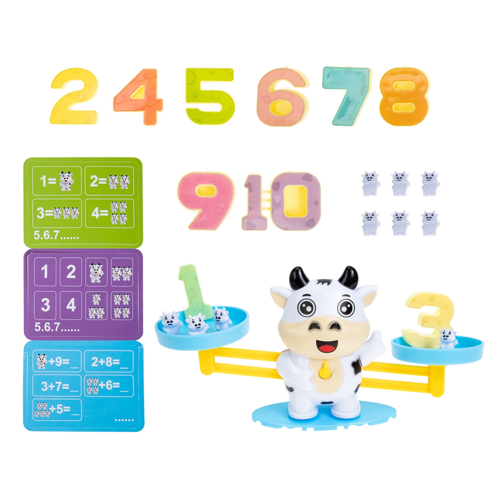 Raindrops Kids Math Toys with Adorable Cow Design for Practical and ...
