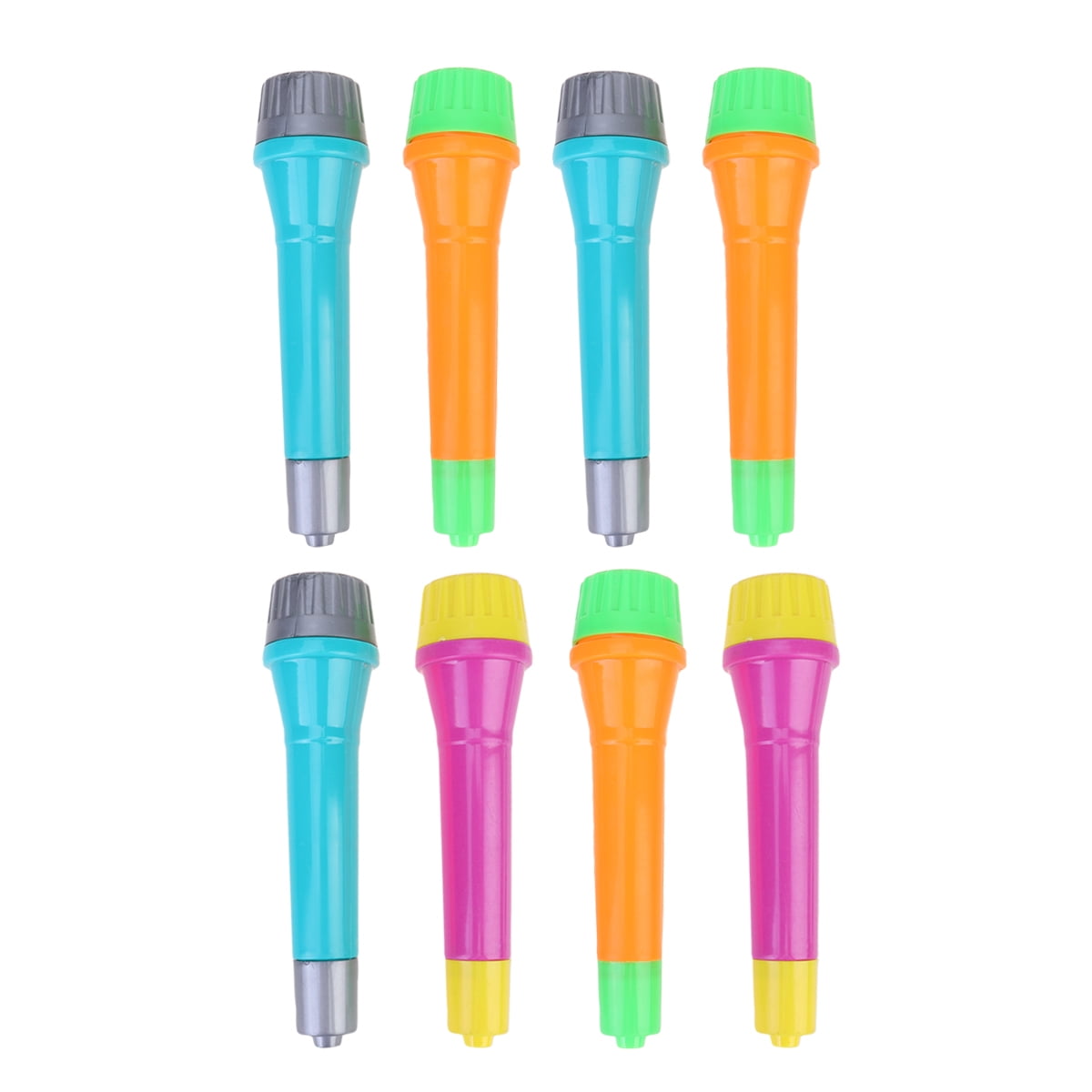 Raindrops Kids Play Microphone 8Pack Toy Microphone Models Mic Shape ...