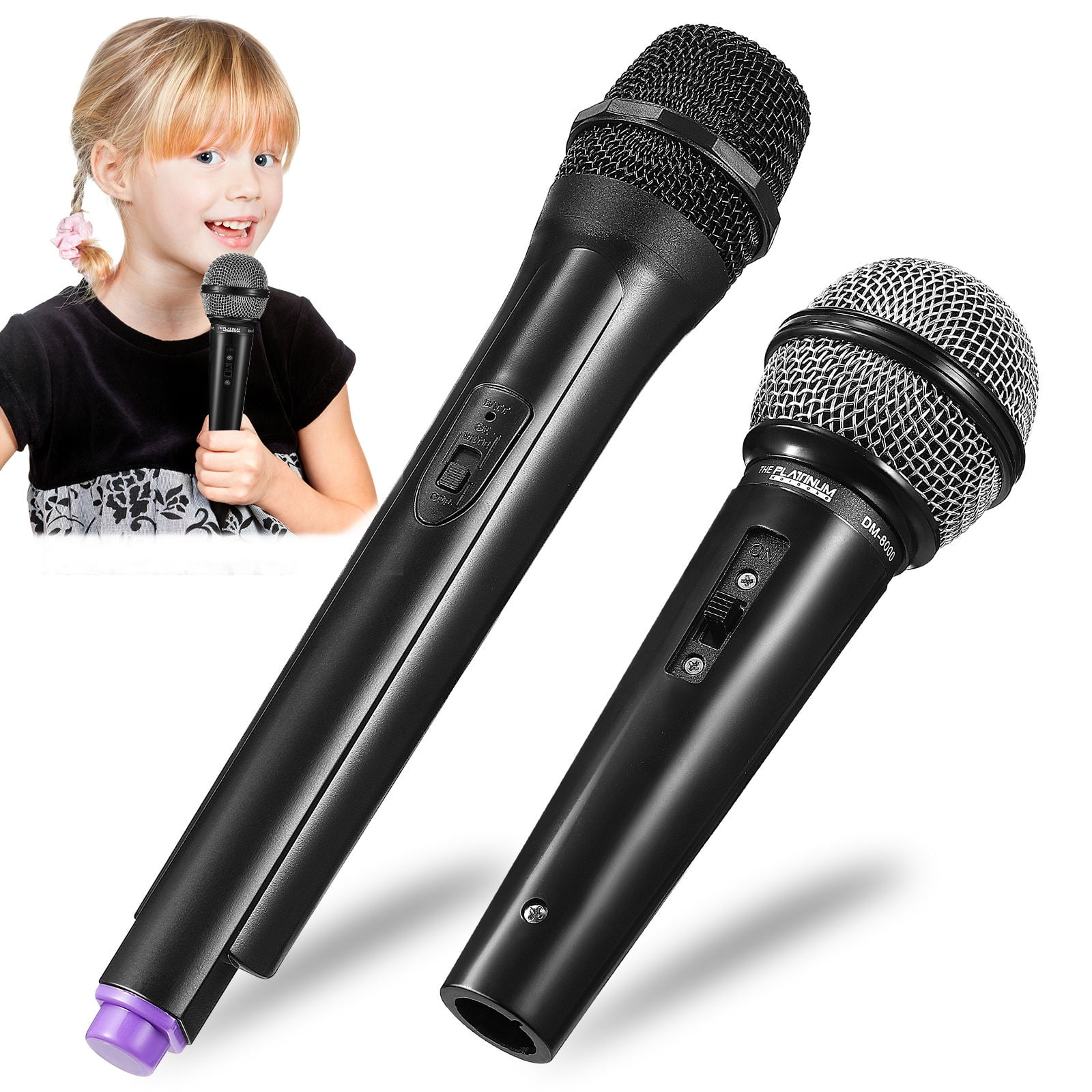 Raindrops Kids Pretend Play Microphone Toy with Realistic Design for ...