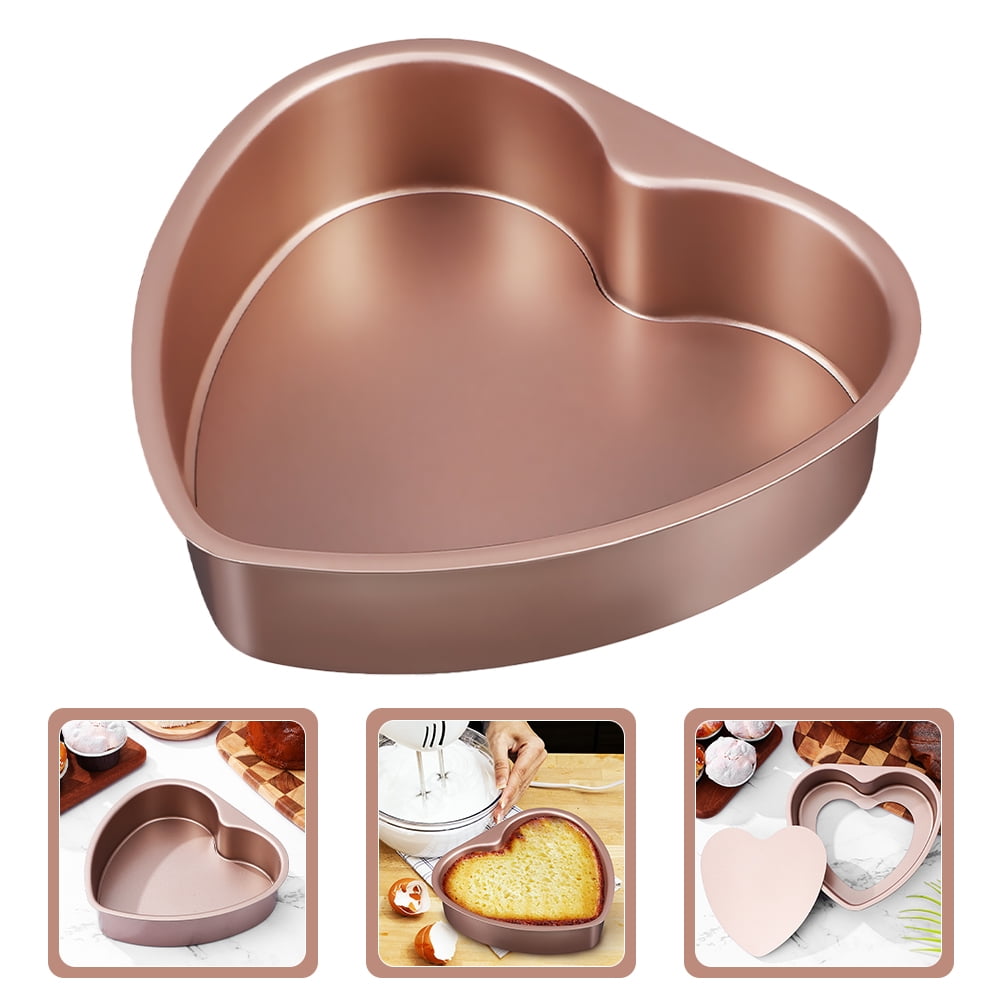 Raindrops Kitchen Cake Mold Heart Shaped Cake Tins with Removable ...