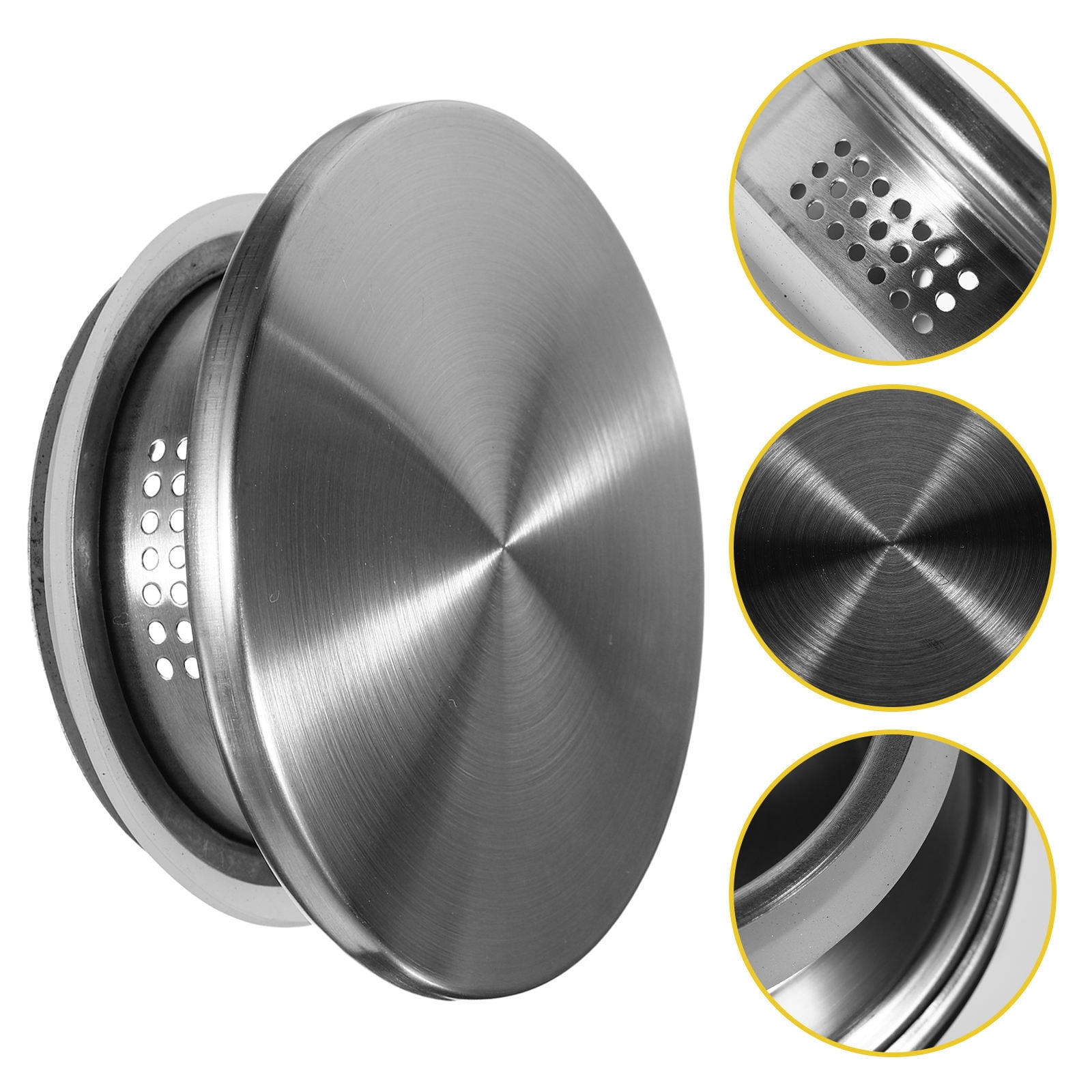Raindrops Kitchen Jug Cover Stainless Steel Sealing Lid Replacement Cap ...