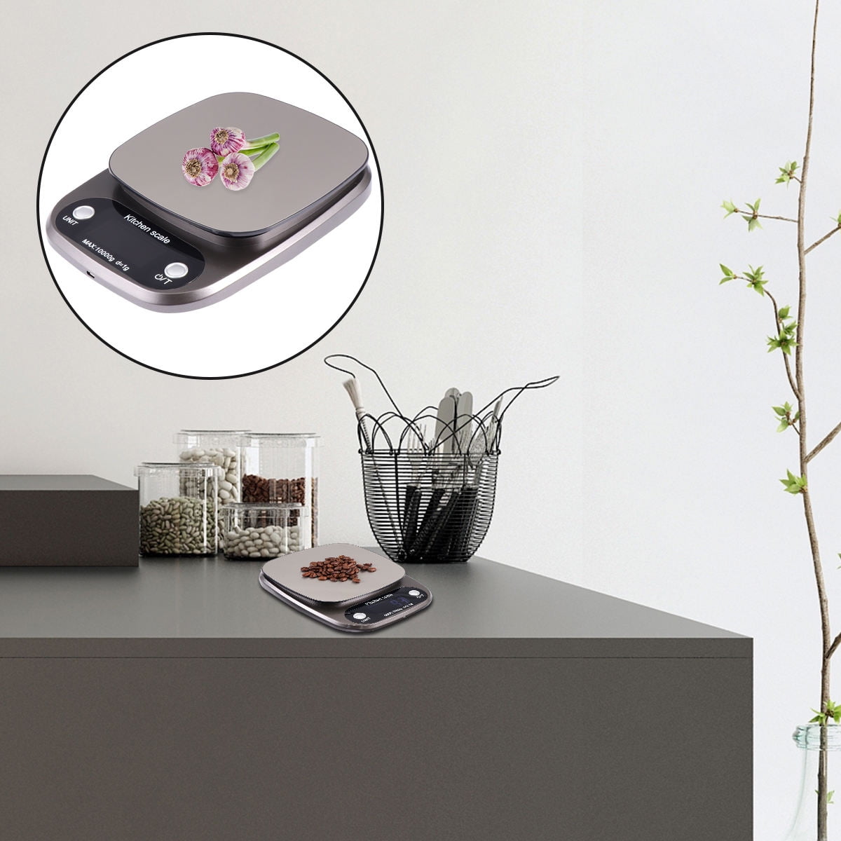 Raindrops Kitchen Scale Weighing Gadgets Digital Scales Body Weight ...
