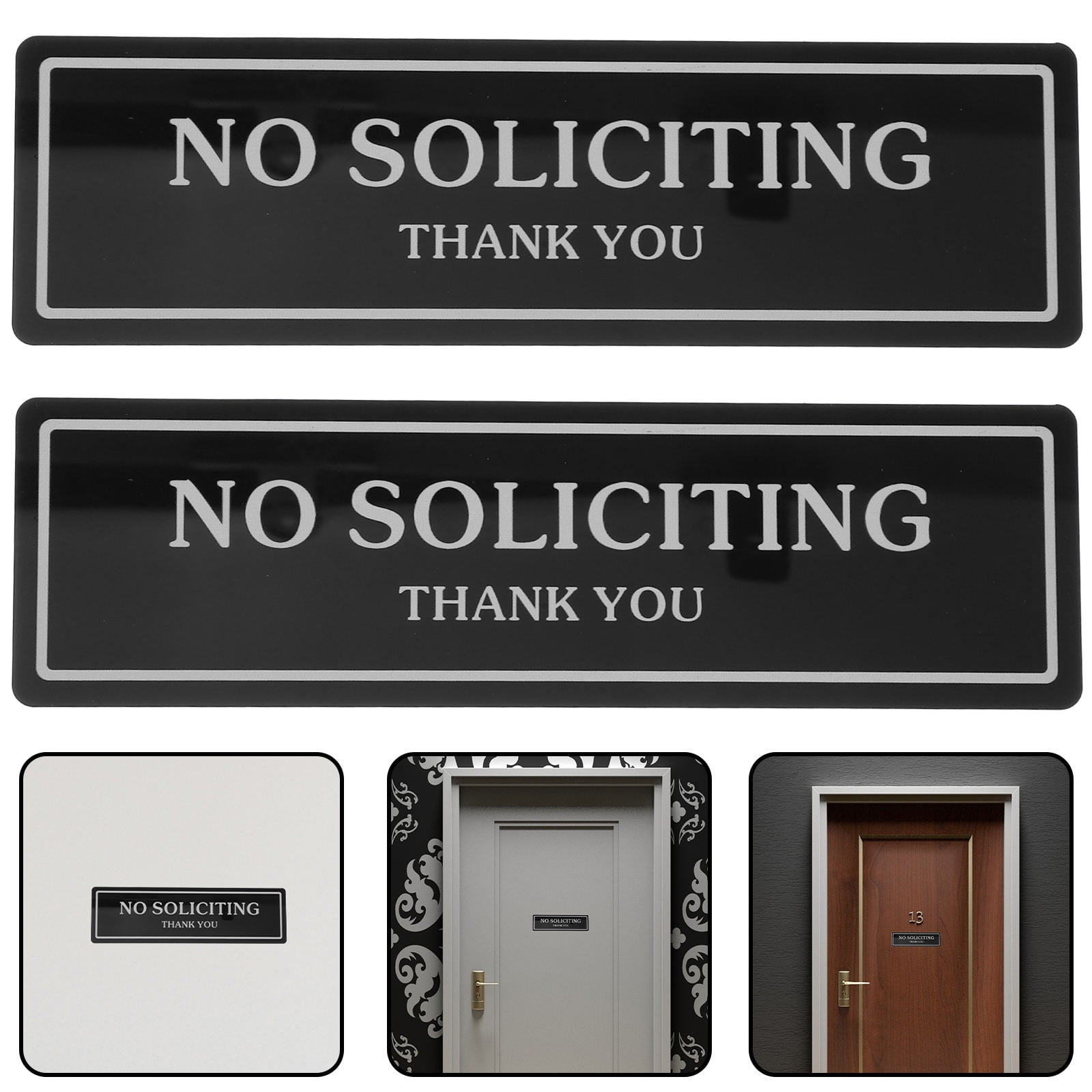 Raindrops Knock before Entering Door Sign Solicitors Promotional Signs ...
