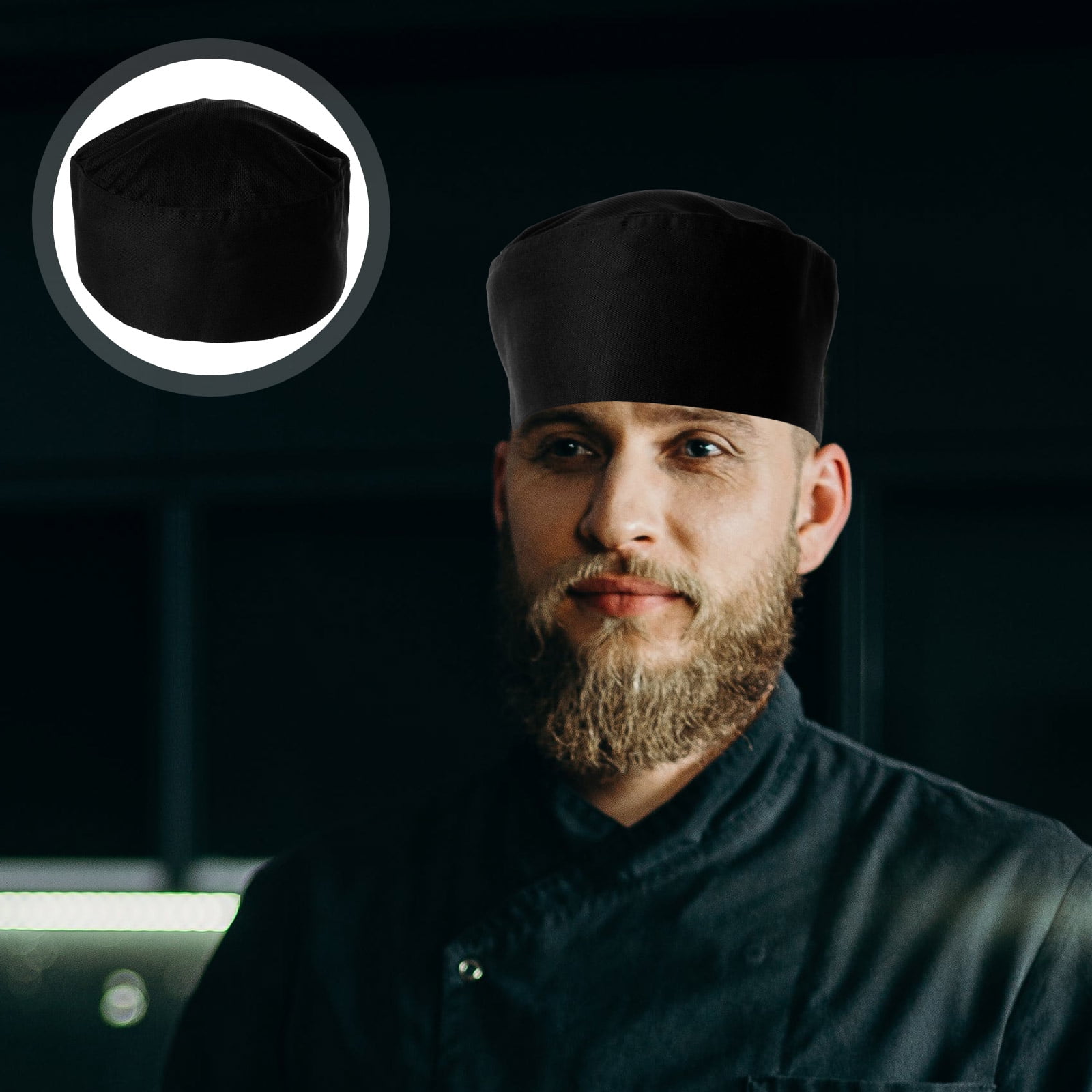 Houderco Cook Uniform Hat 1Set for Chefs and Cooks in Kitchen and Food ...