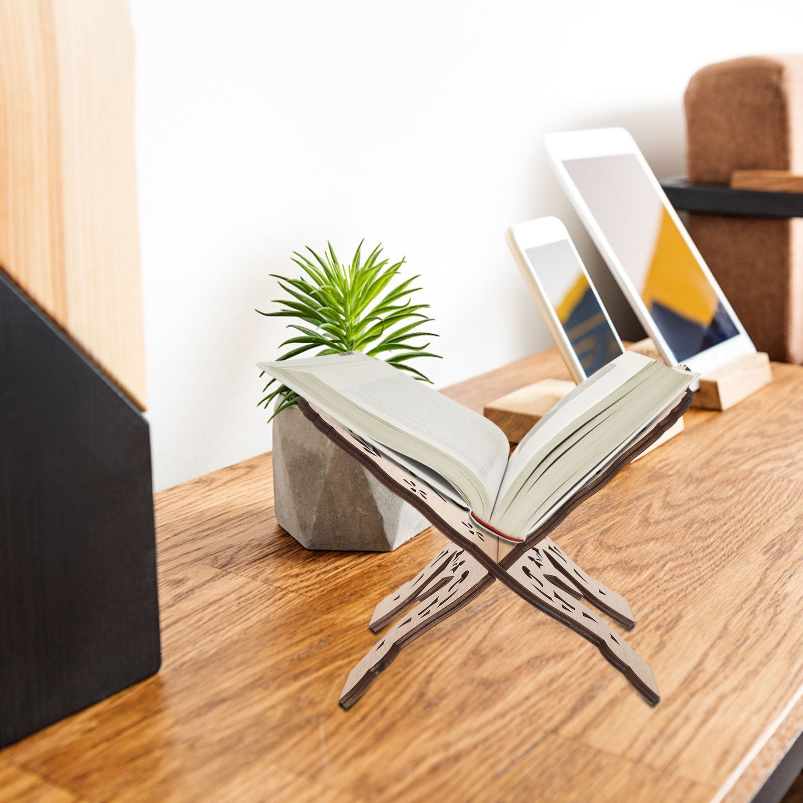 Raindrops Kuran Book Stand Bible Holder Rack Books Storage Display ...