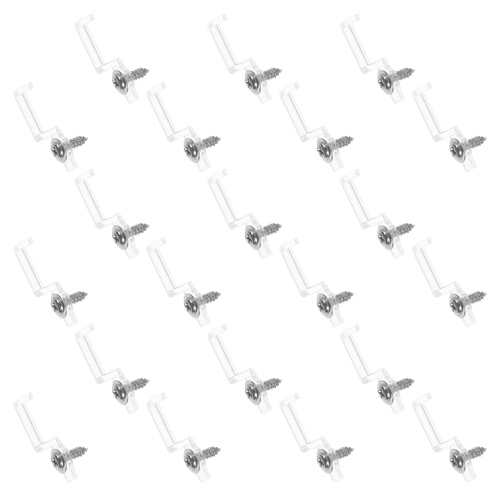 Raindrops LED Light Strip Mounting Clips for Strip Light 100 Pieces ...