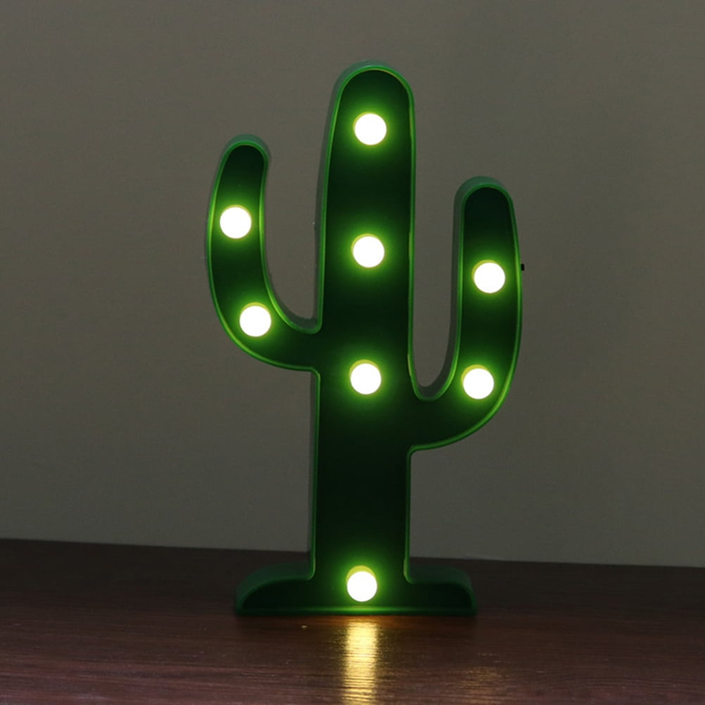 Raindrops Lamp Cactus LED Light Marquee LED Nightlight 13.30X2.80X25 ...
