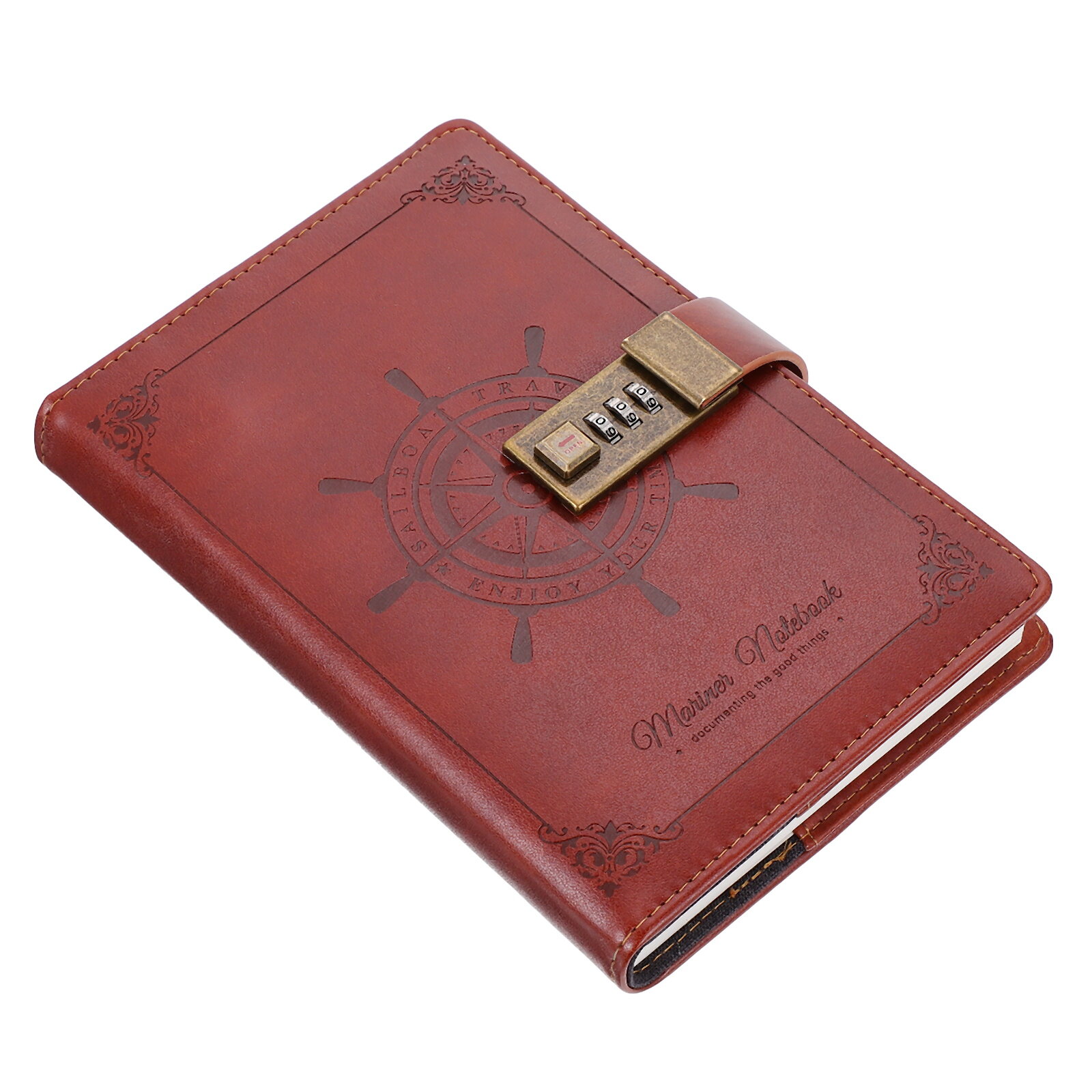 Raindrops Laptop Phone Holder Sailor Notebook Coded Lock Diary Password ...