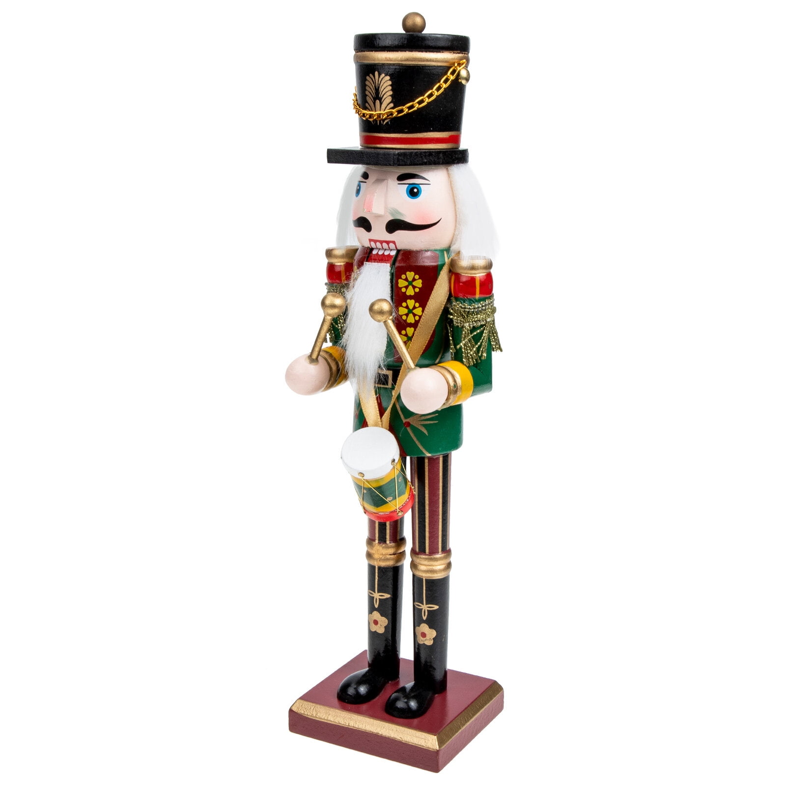 Raindrops Xmas Nutcracker Ornament Wooden Nutcracker Decor Multi Color ...