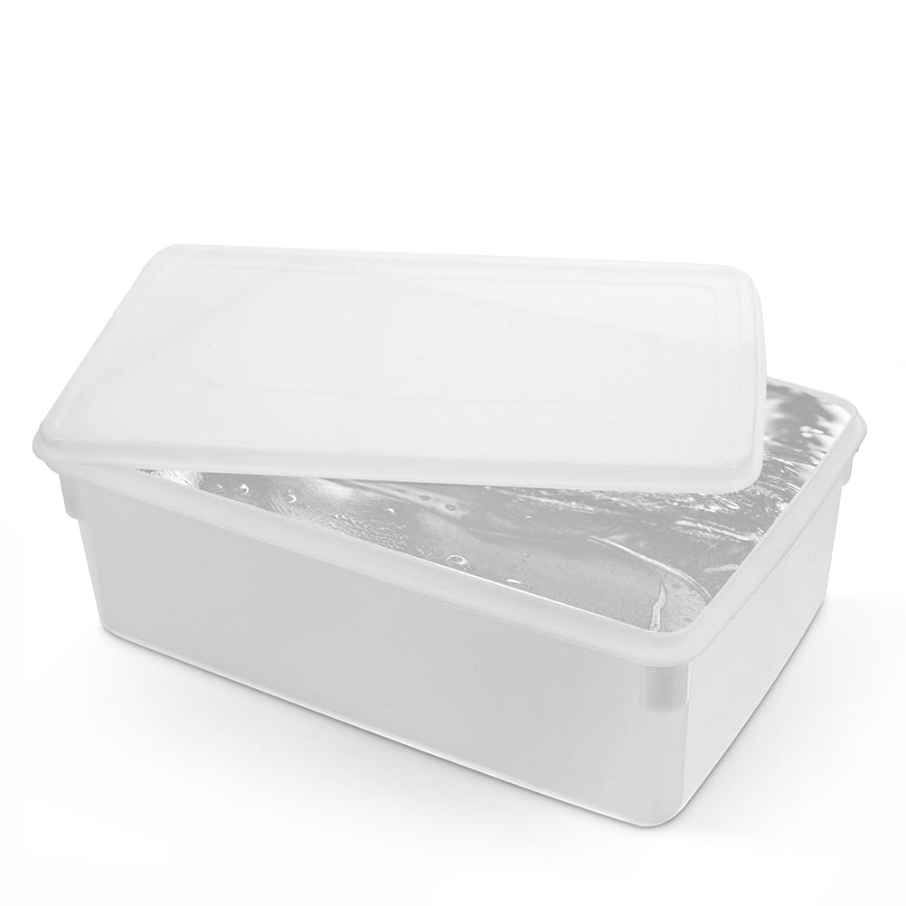 Raindrops Large Ice Block Mold Plastic Ice Cube Tray 7.5 L Reusable ...