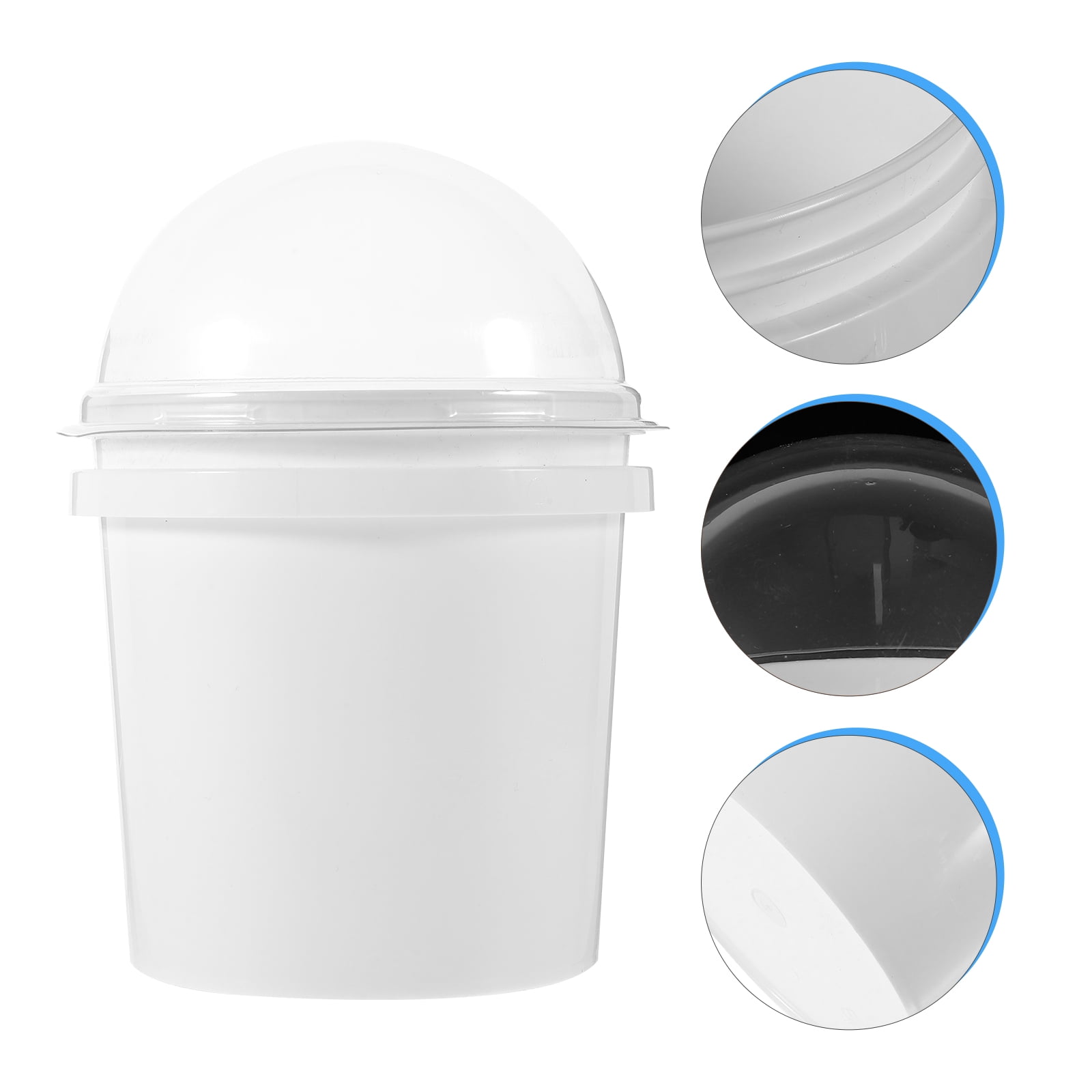 Raindrops Large Popcorn Bucket with Dome Lid for Home Use Made of ...