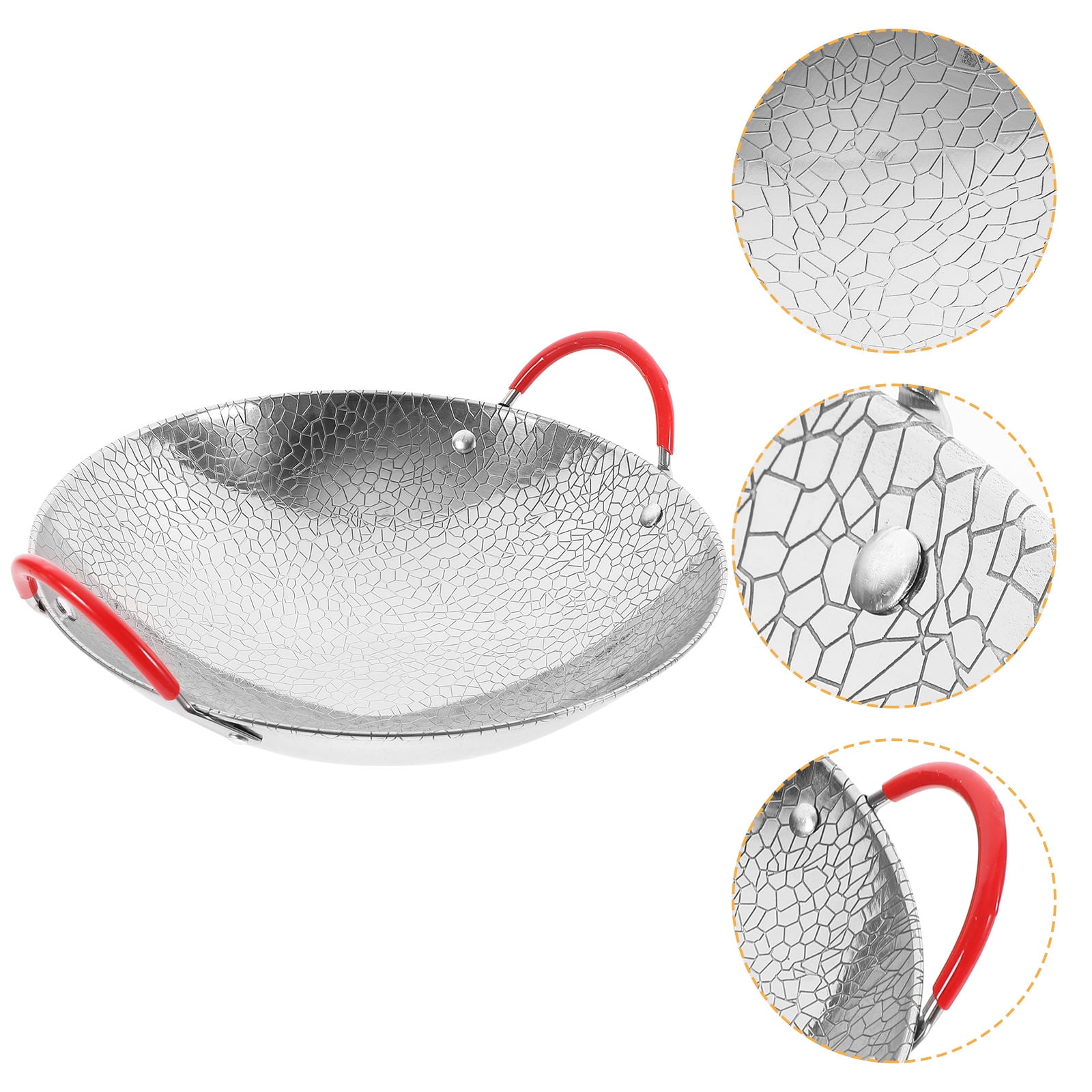 Raindrops Pan with Handles Stainless Steel Pot Korean Ramen Pot Stock ...