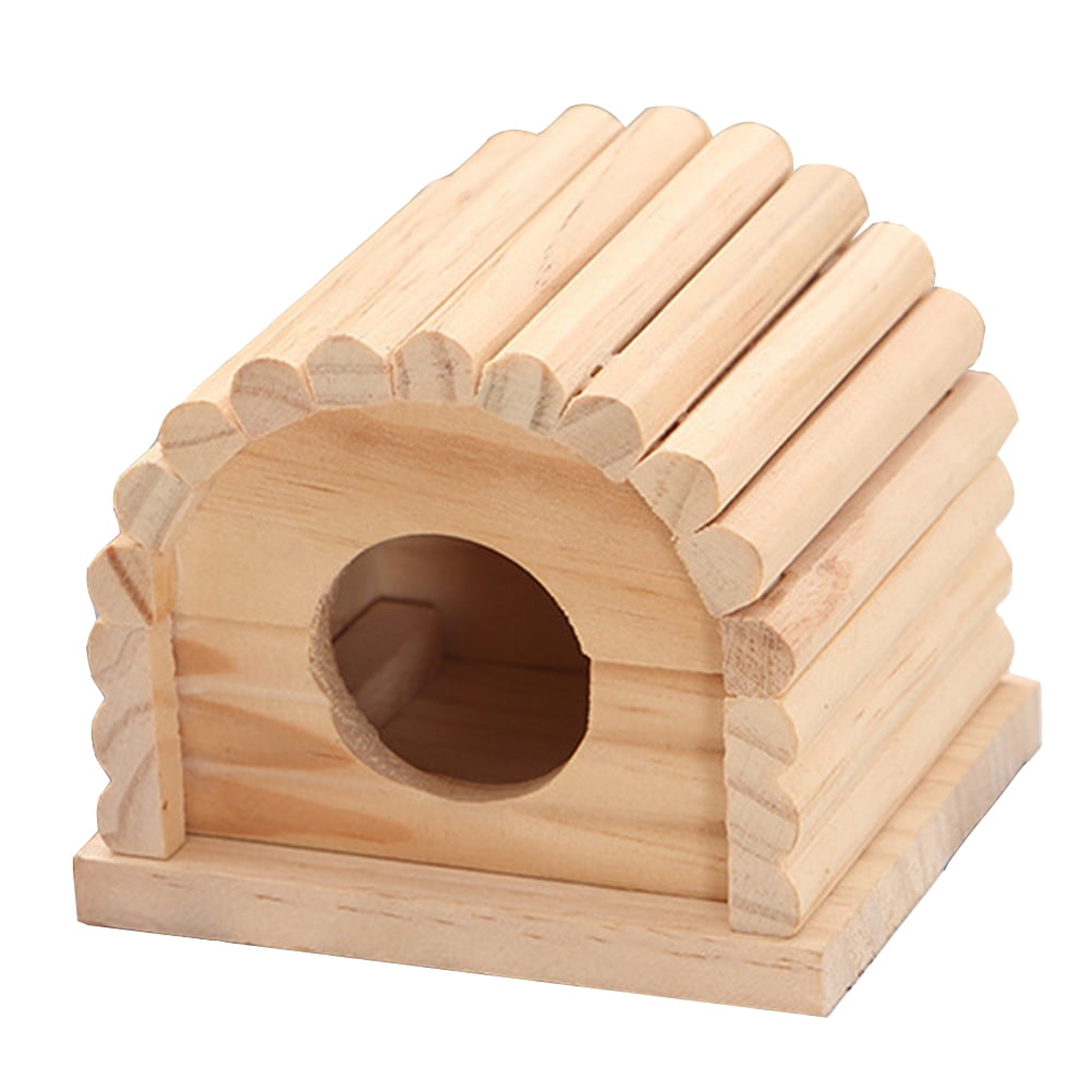 Raindrops Large Wood Hamster Sleeping Hut Villa Cabin Shelter - Walmart.com