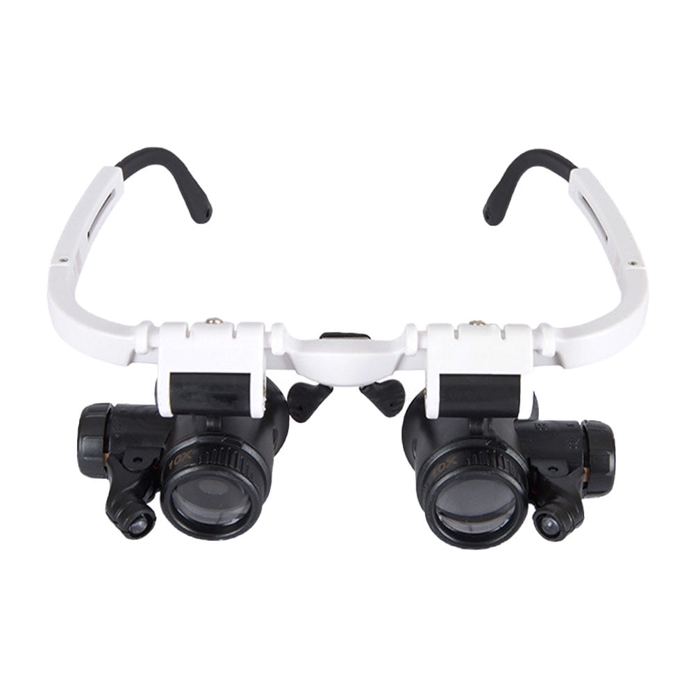 Raindrops Led Headband Magnifier 1Pack for Inspecting Coins with 7X 10X ...