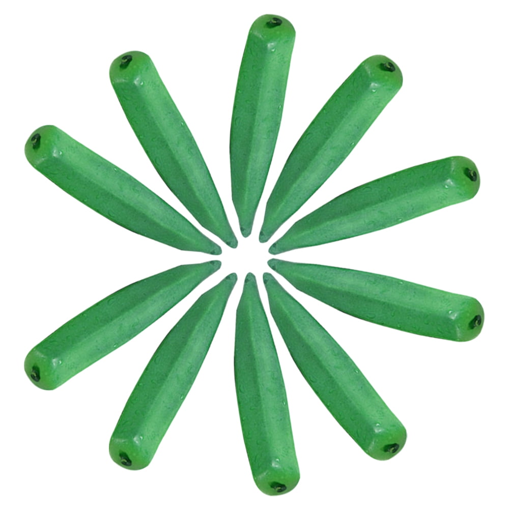 Raindrops Lifelike Fake Okra for Decor Made of Safe Foams Green Color ...
