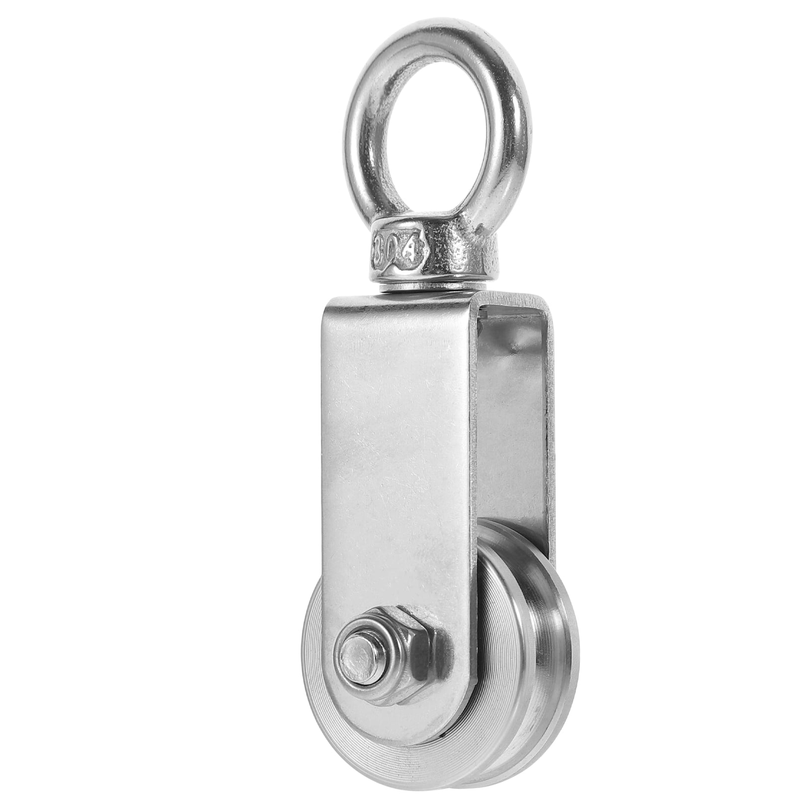 HONMEET Steel Ropes Pulley Stainless Steel 1Set 3.4X1.2X0.7In - Walmart.com