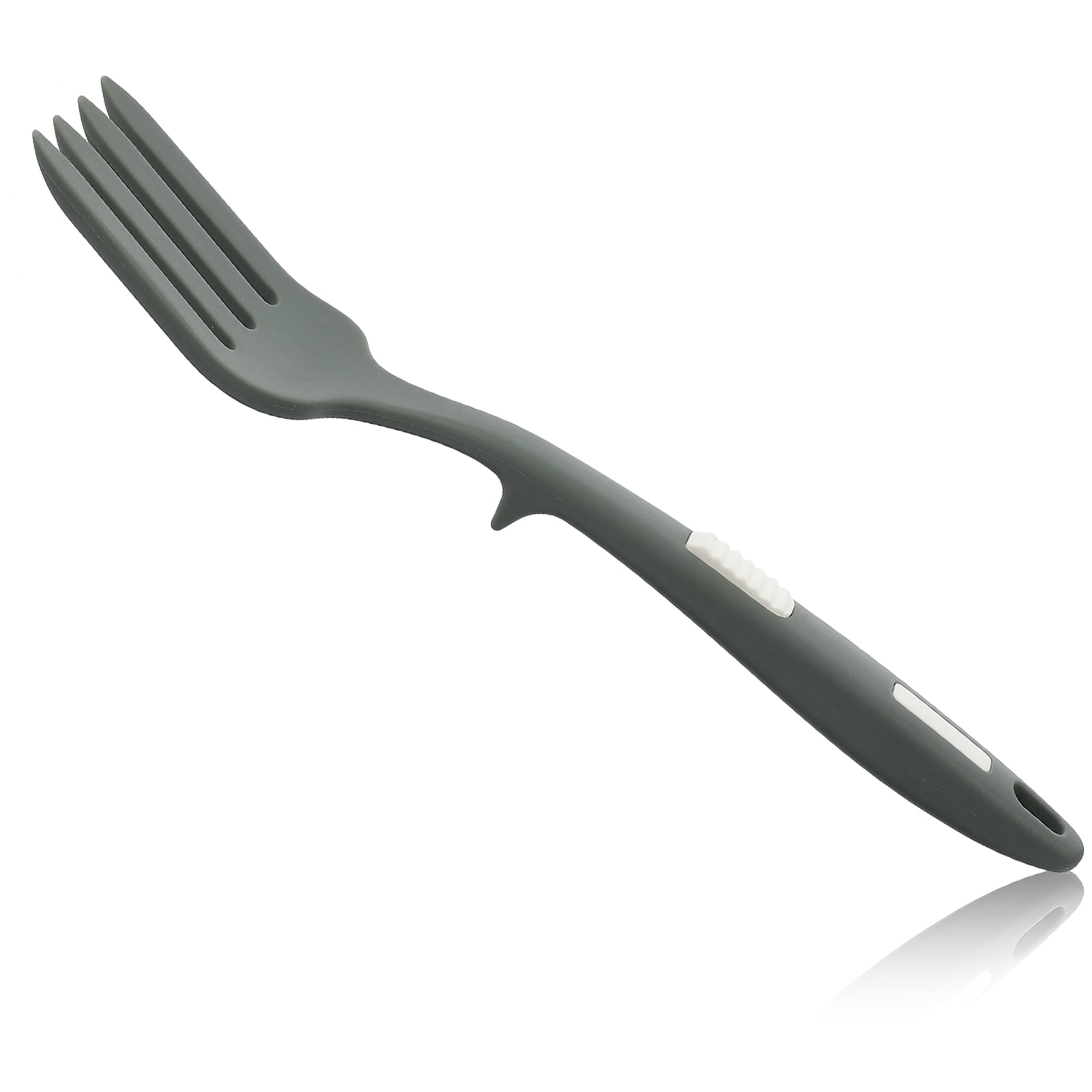 Raindrops Light Grey Silicone Cooking Fork for Eating Fruit Safe ...
