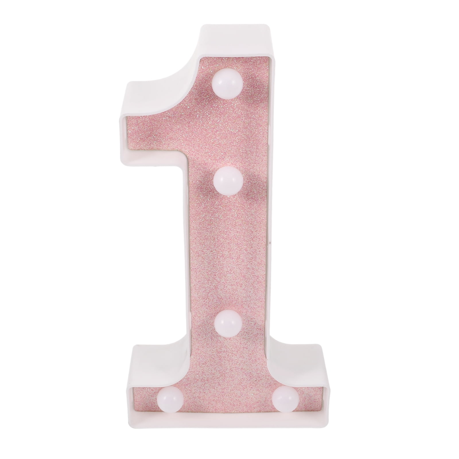 Raindrops Light up Number 1 Number LED Light Decorative Number LED ...