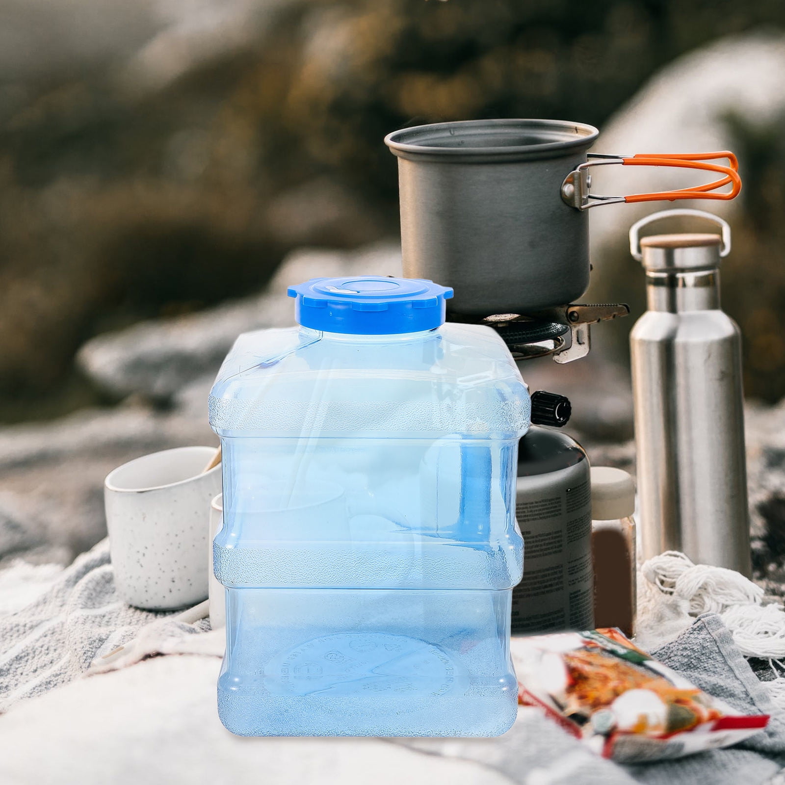 Raindrops Liquid Container Camping Water Jug Water Storage Jug Easy To ...