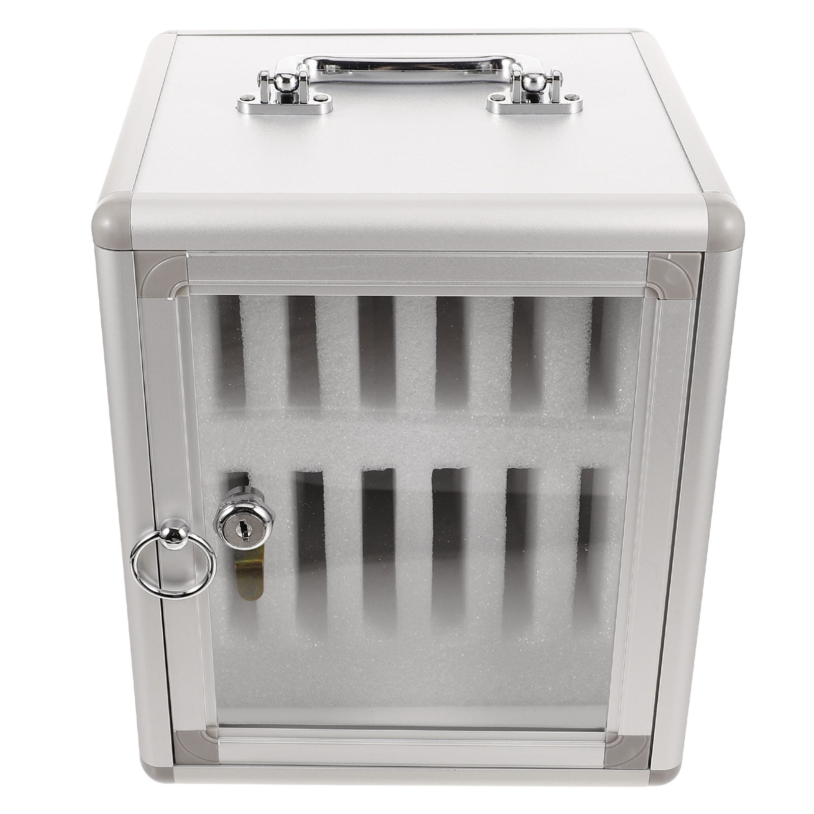 Raindrops Aluminium Alloy Cell Phone Lock Box Light Grey Sturdy and ...