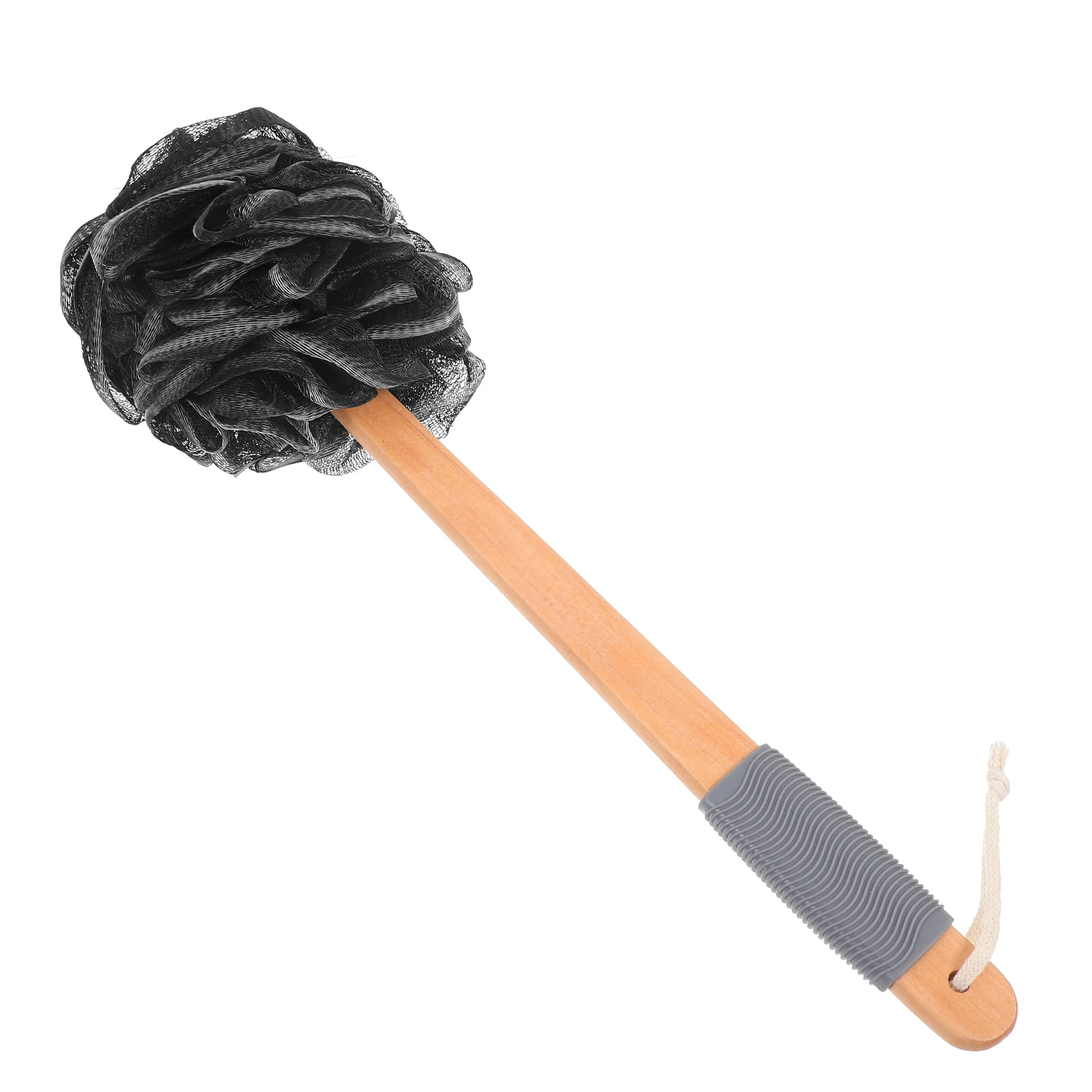 Raindrops Long Handled Scrunchy Bag Bamboo Charcoal Bath Ball - Walmart.com